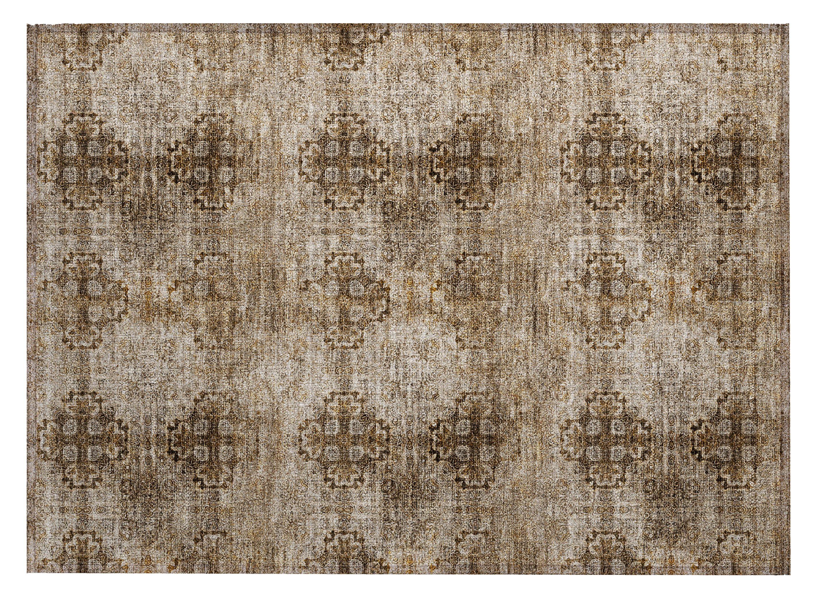 Addison Rugs Chantille ACN557 Taupe 1'8" x 2'6" Indoor Outdoor Scatter ...