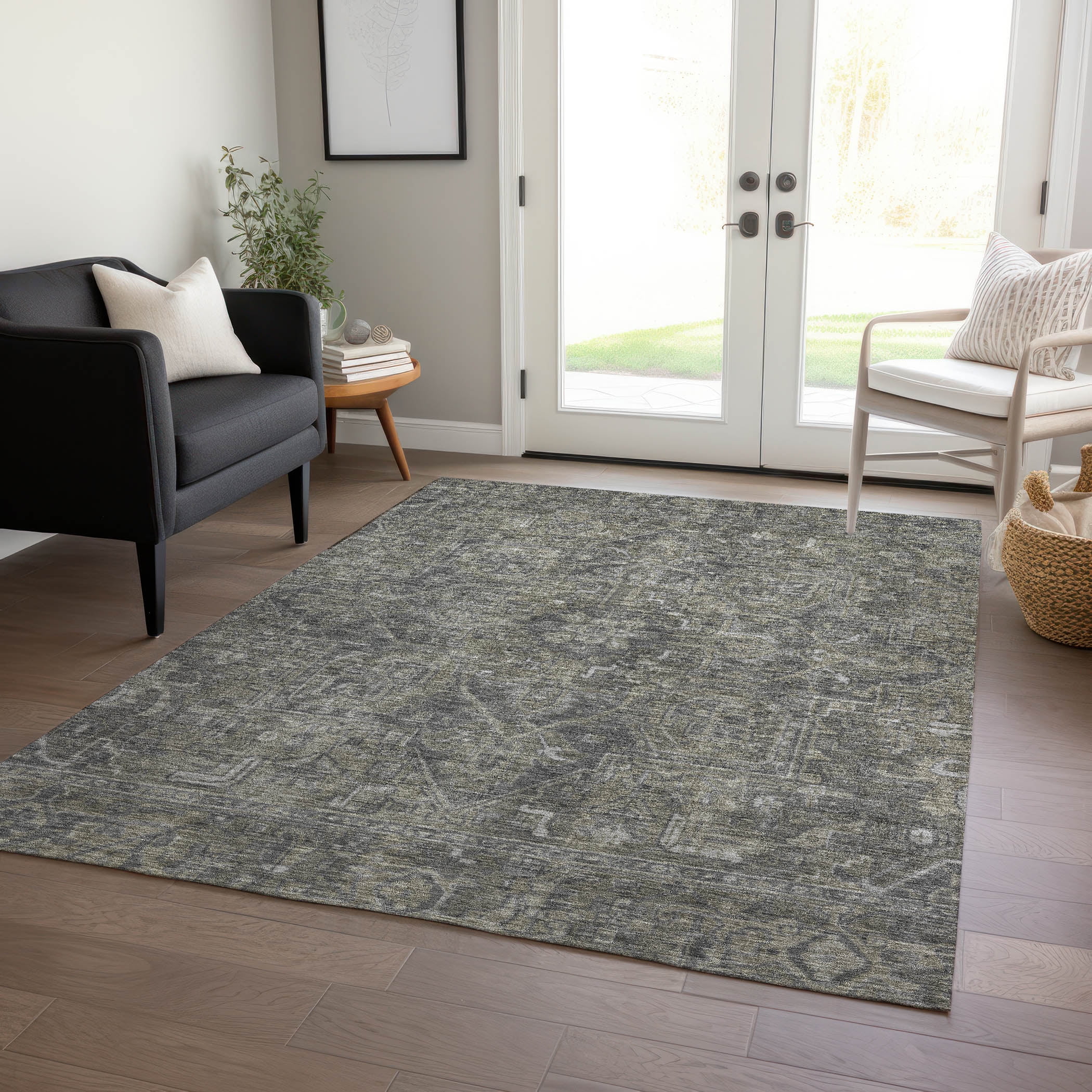 Addison Rugs Chantille Indoor/Outdoor Traditional Oriental Mocha ...