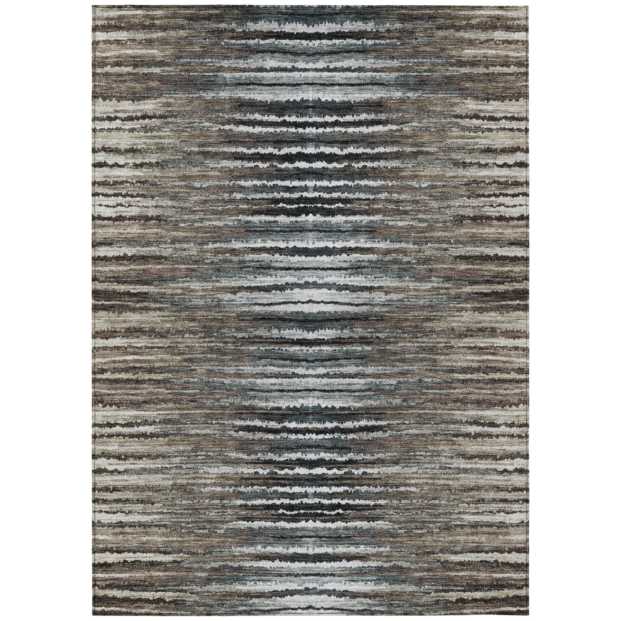 Addison Rugs Chantille ACN604 Brown 3' x 5' Indoor Outdoor Area Rug ...