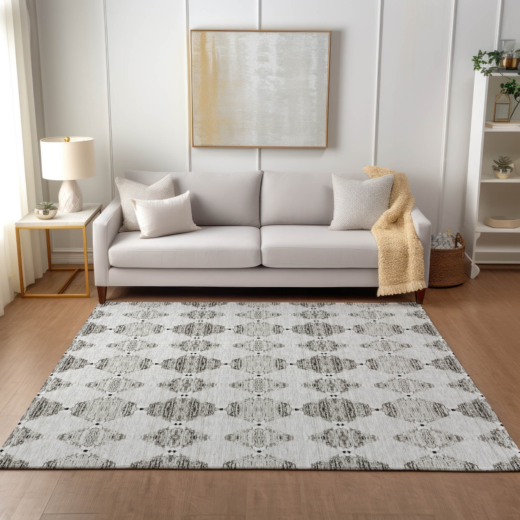 Addison Rugs Chantille Indoor/Outdoor Transitional Moroccan Taupe ...