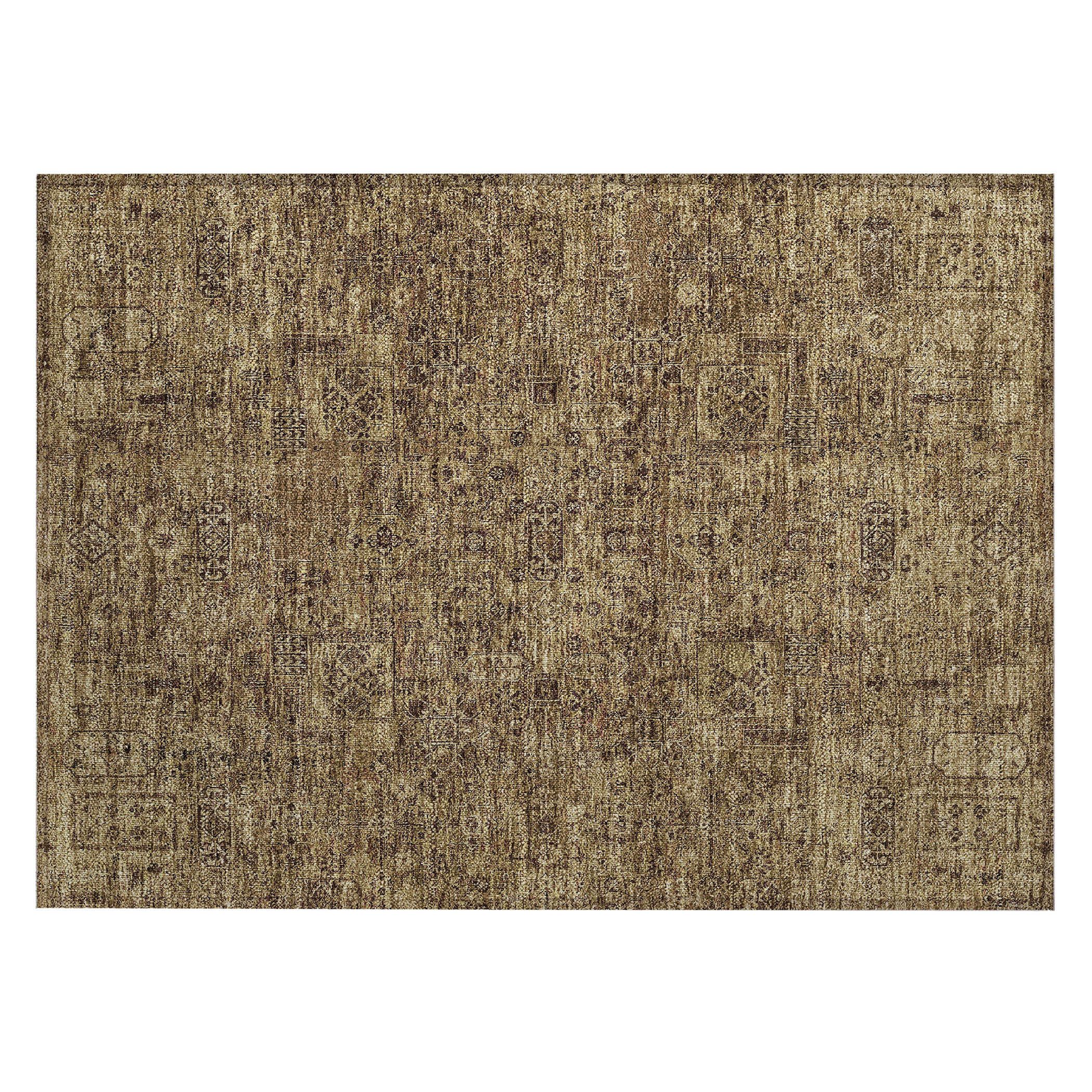 Addison Rugs Chantille ACN611 Mocha 1'8" x 2'6" Indoor Outdoor Scatter ...