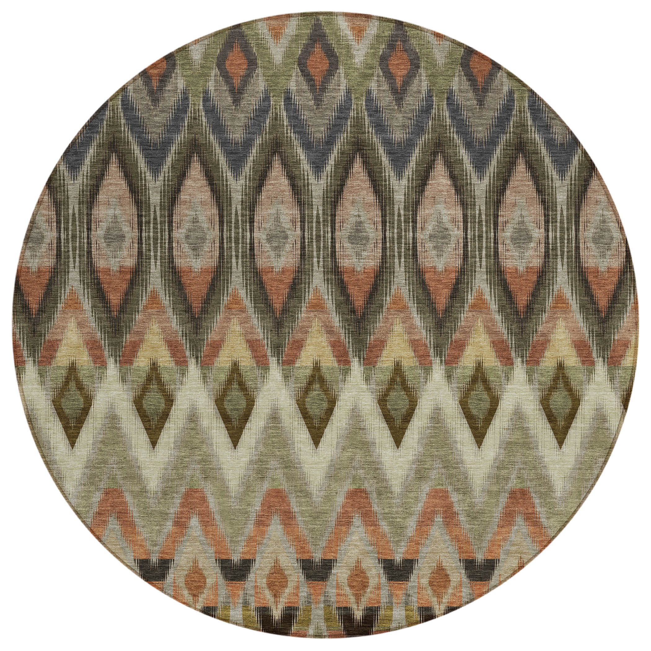 Addison Rugs Chantille ACN617 Taupe 8' x 8' Indoor Outdoor Area Rug ...