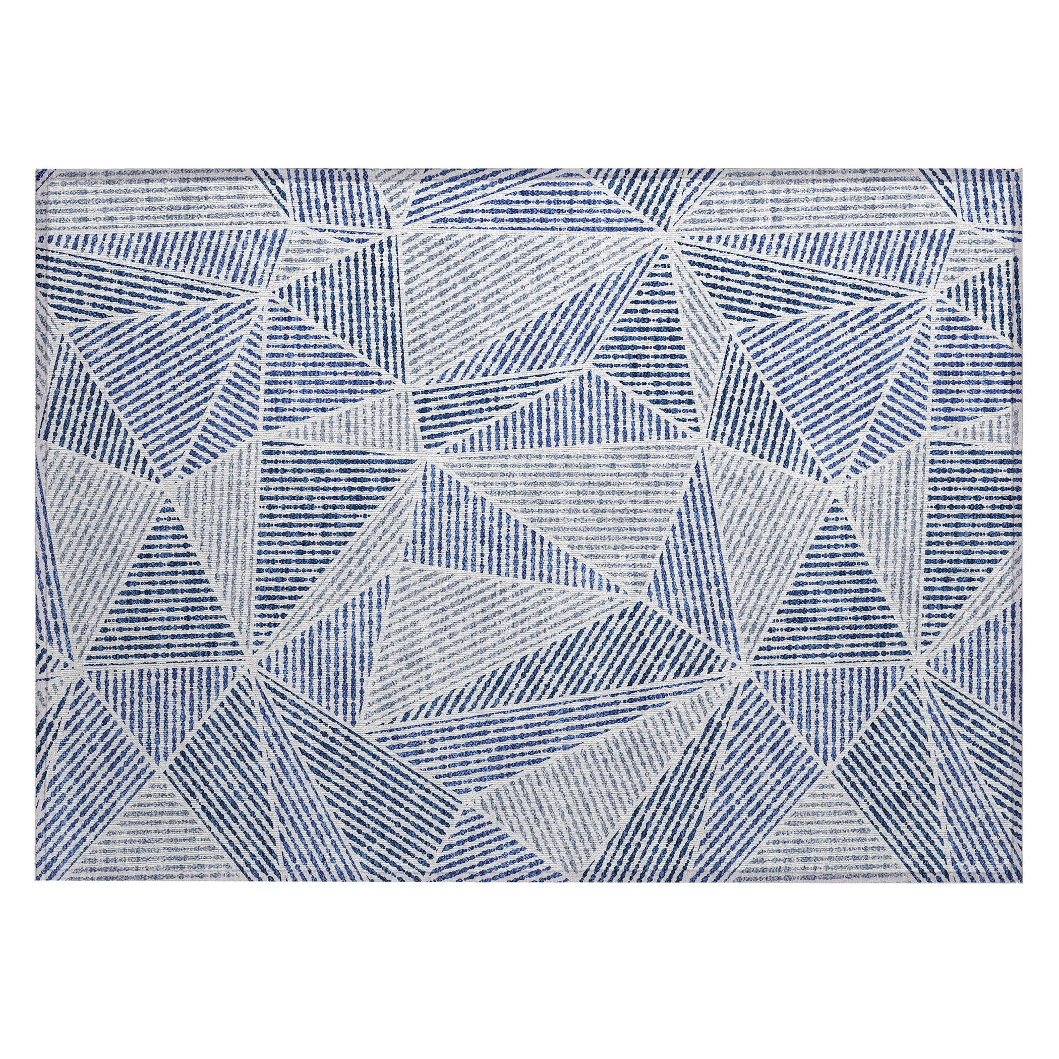 Addison Rugs Chantille ACN618 Navy 1'8" x 2'6" Indoor Outdoor Scatter ...