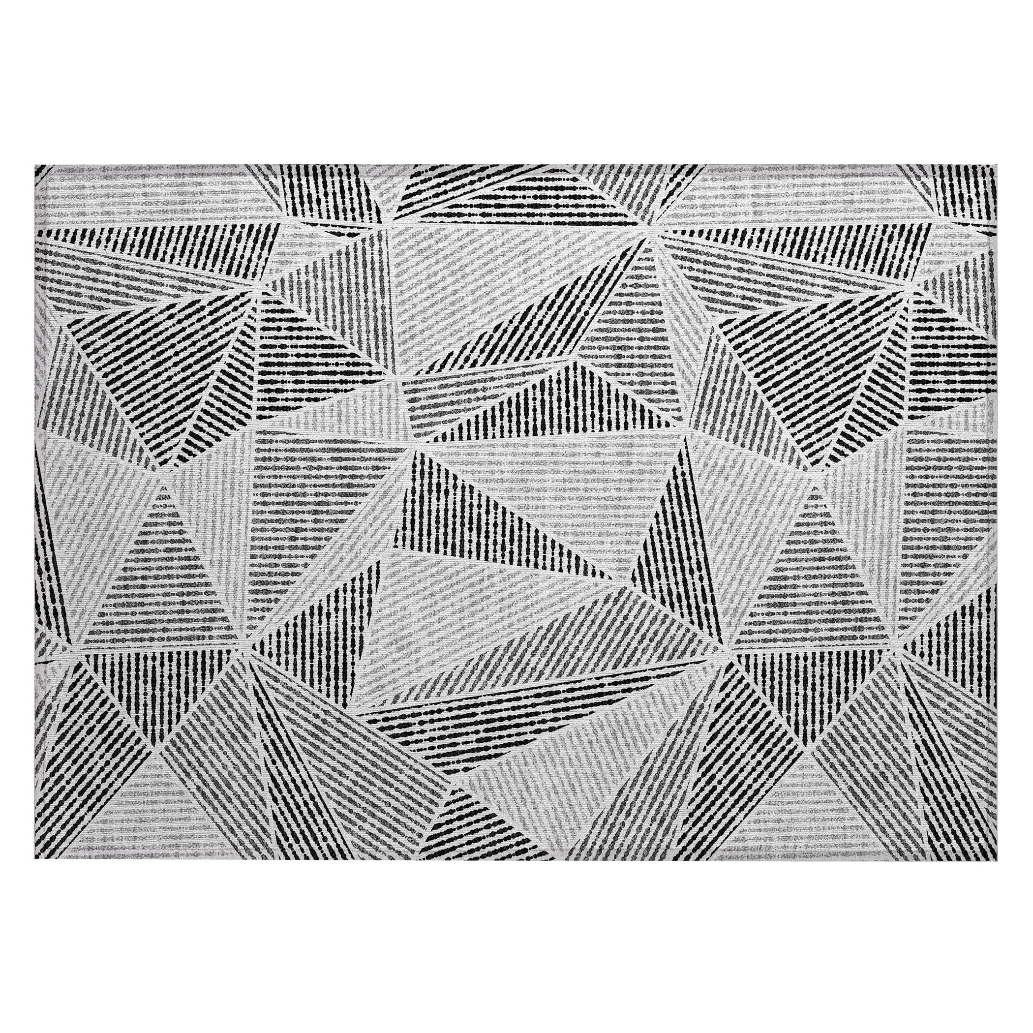 Addison Rugs Chantille ACN618 Pewter 1'8" x 2'6" Indoor Outdoor Scatter ...