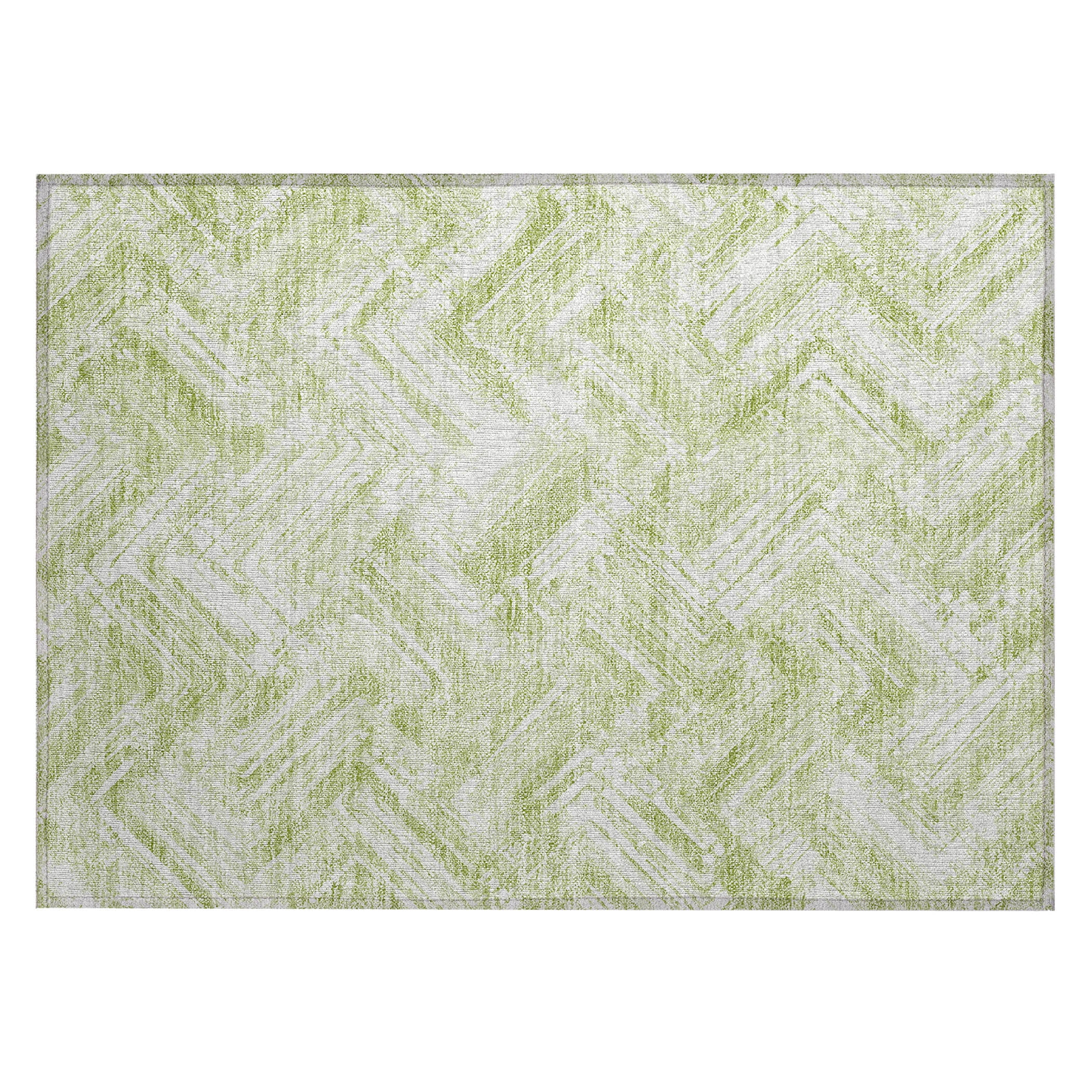 Addison Rugs Chantille ACN630 Green 1'8" x 2'6" Indoor Outdoor Scatter ...