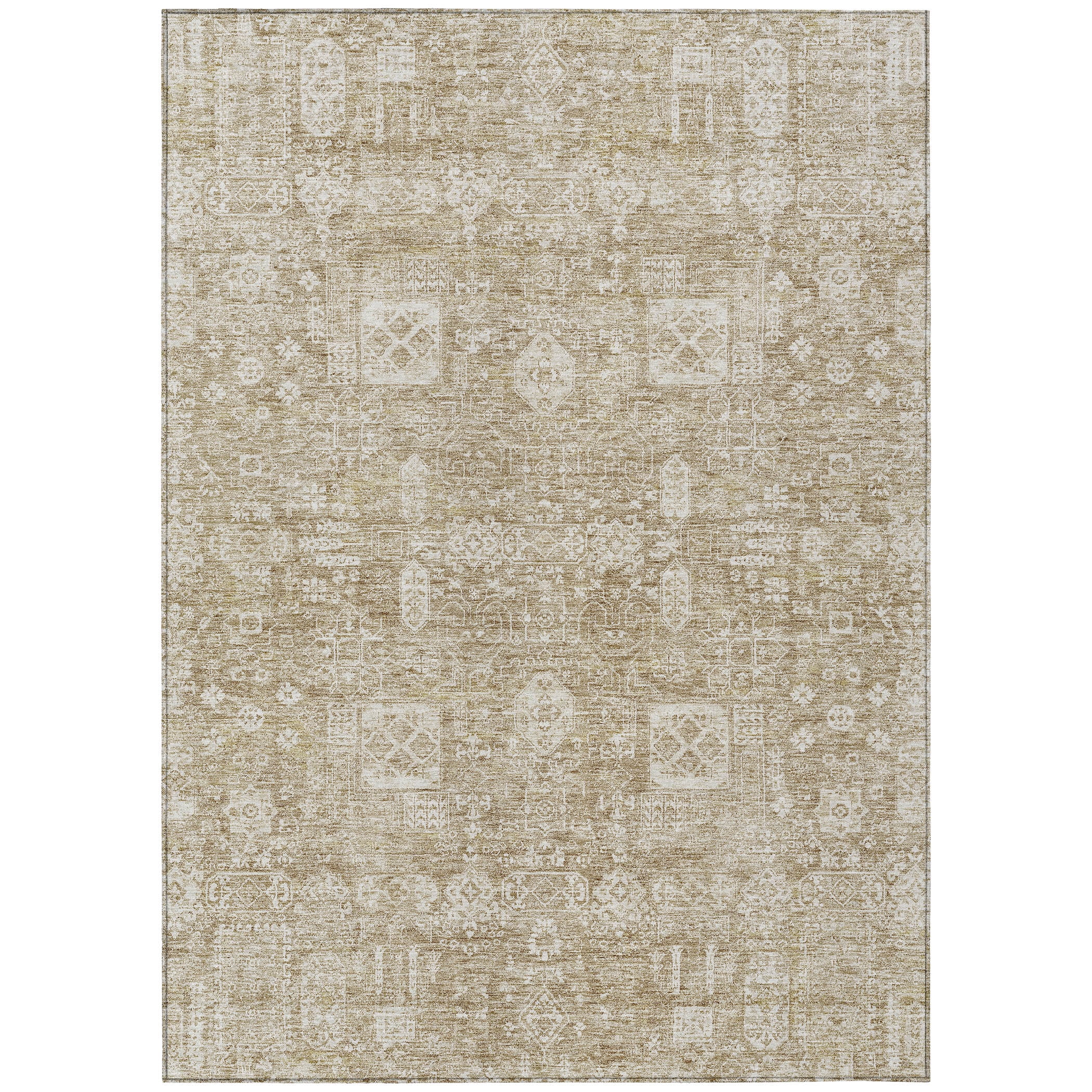 Addison Rugs Chantille ACN637 Beige 9' x 12' Indoor Outdoor Area Rug ...