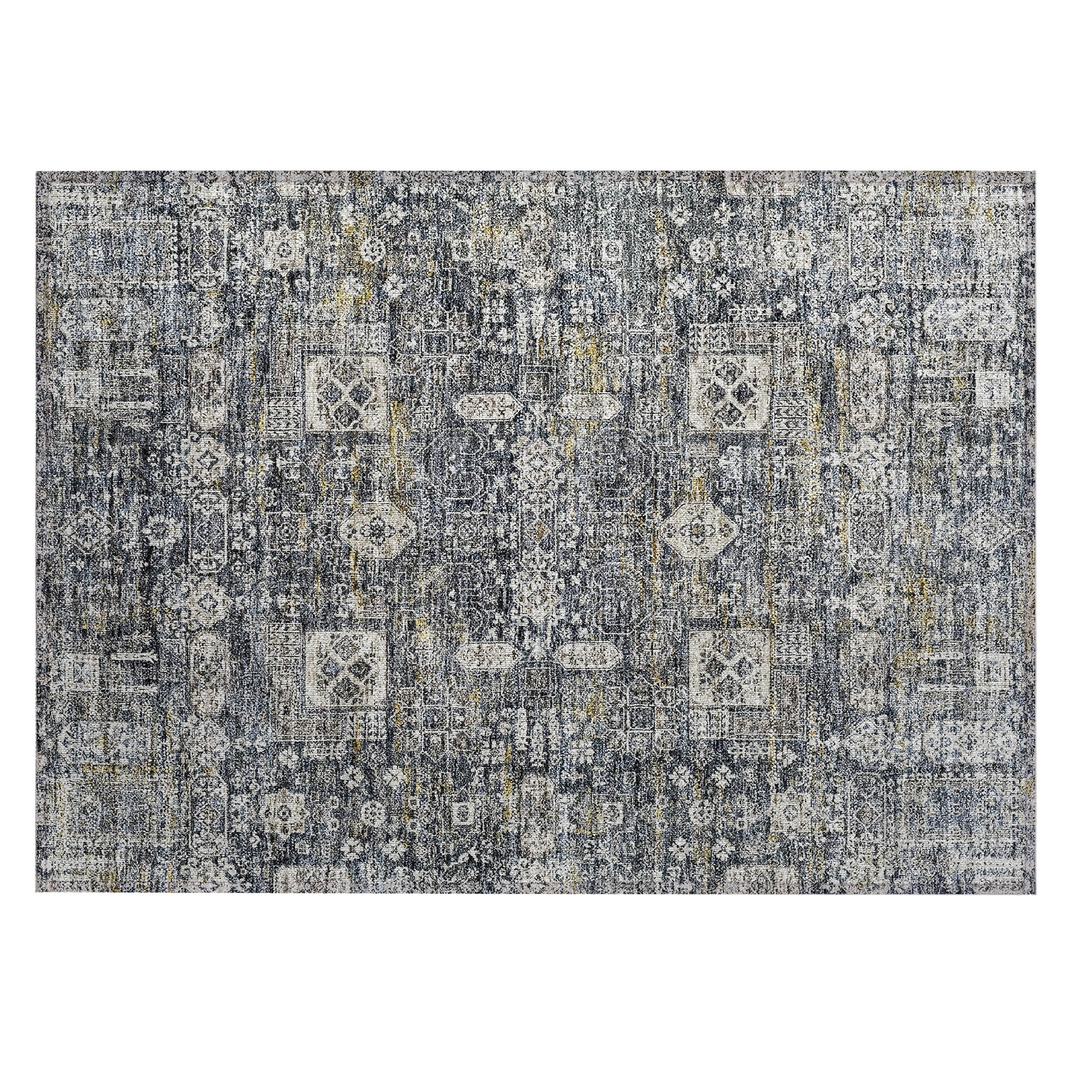 Addison Rugs Chantille ACN637 Charcoal 1'8" x 2'6" Indoor Outdoor ...