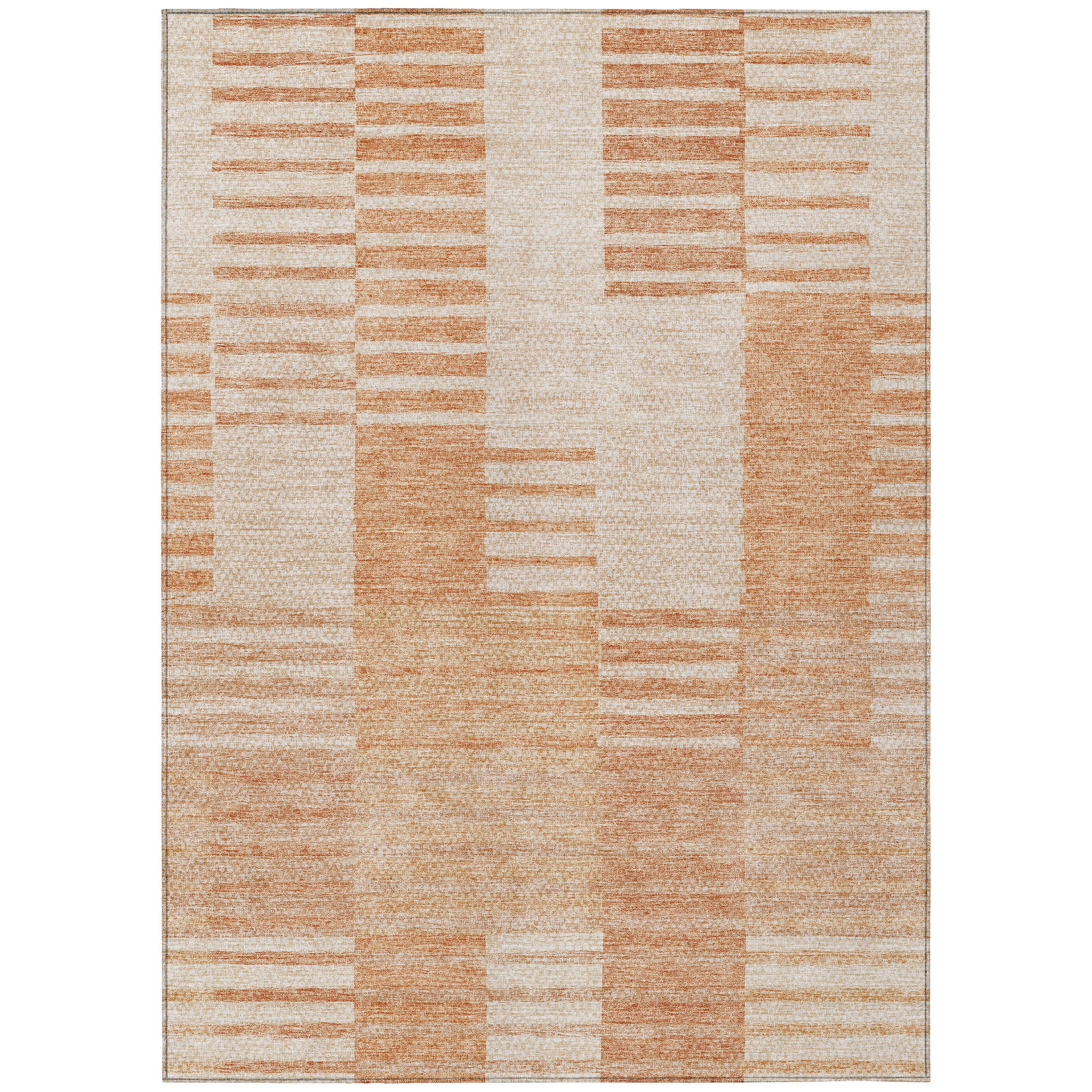 Addison Rugs Chantille ACN686 Salmon 9' x 12' Indoor Outdoor Area Rug ...