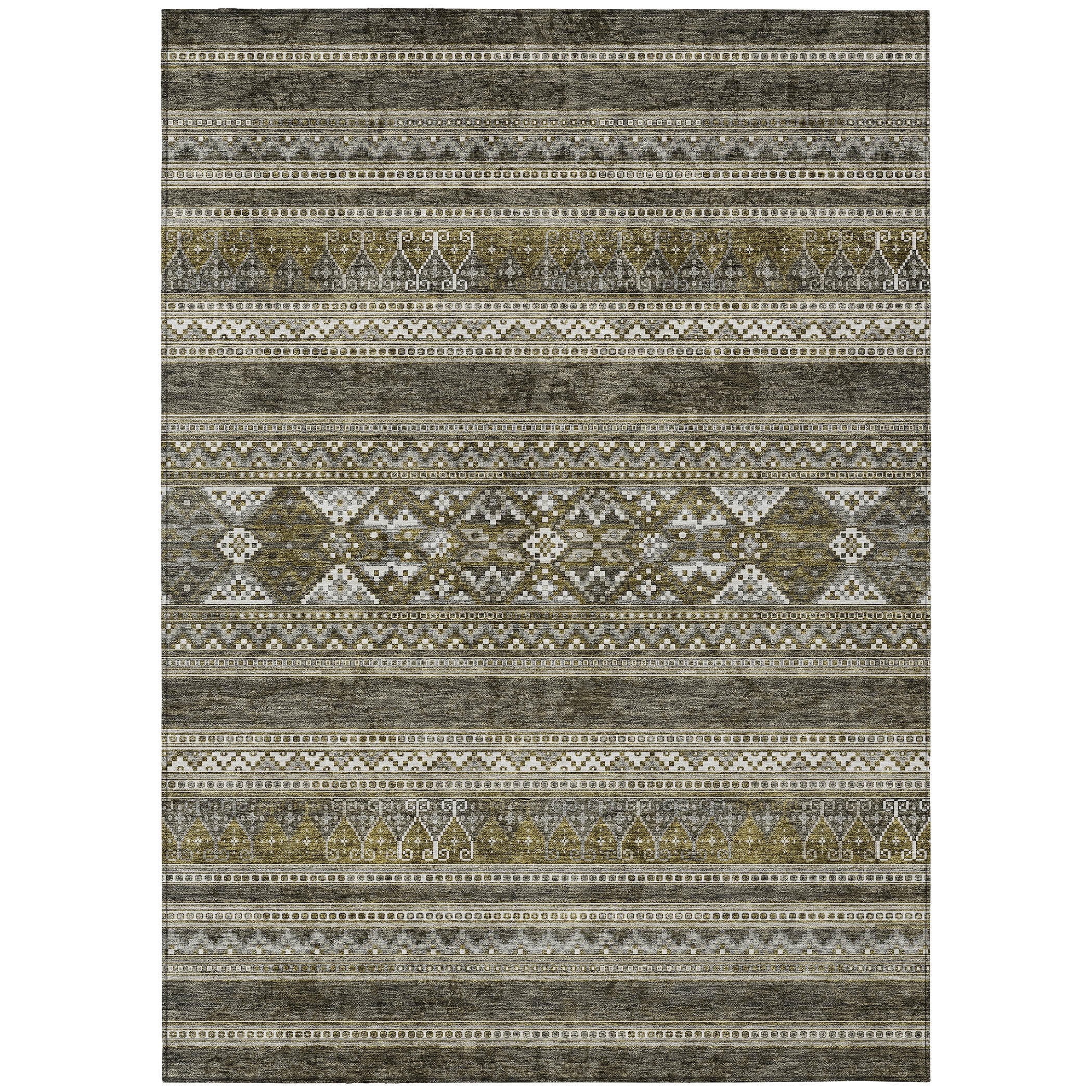 Addison Rugs Chantille ACN714 Taupe 5' x 7'6" Indoor Outdoor Area Rug ...