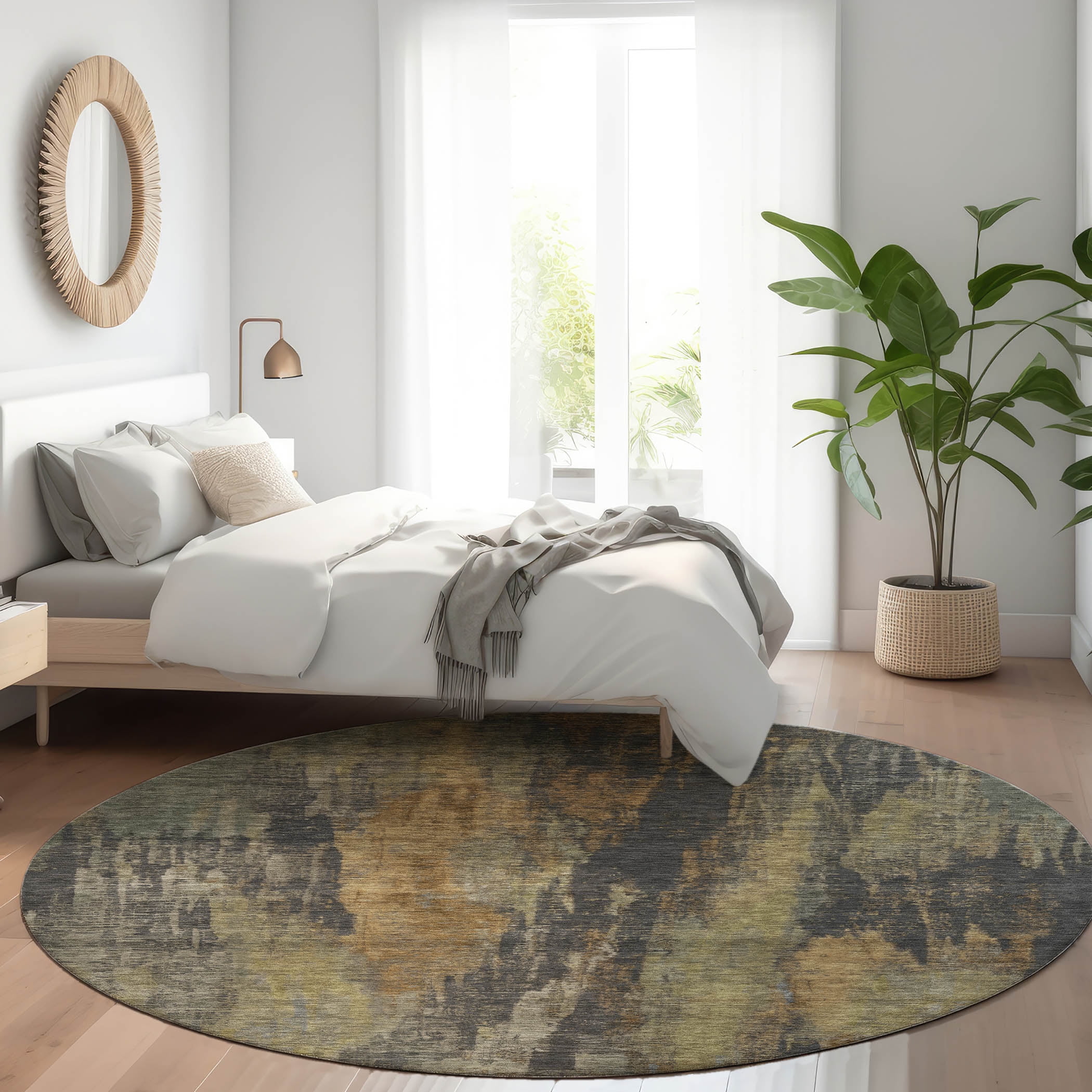 Addison Rugs Chantille Indoor/Outdoor Transitional Abstract Charcoal ...