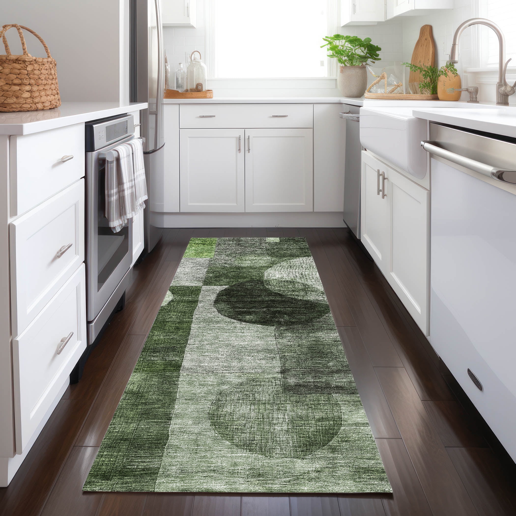 Addison Rugs Chantille Indoor/Outdoor Transitional Geometric Fern ...