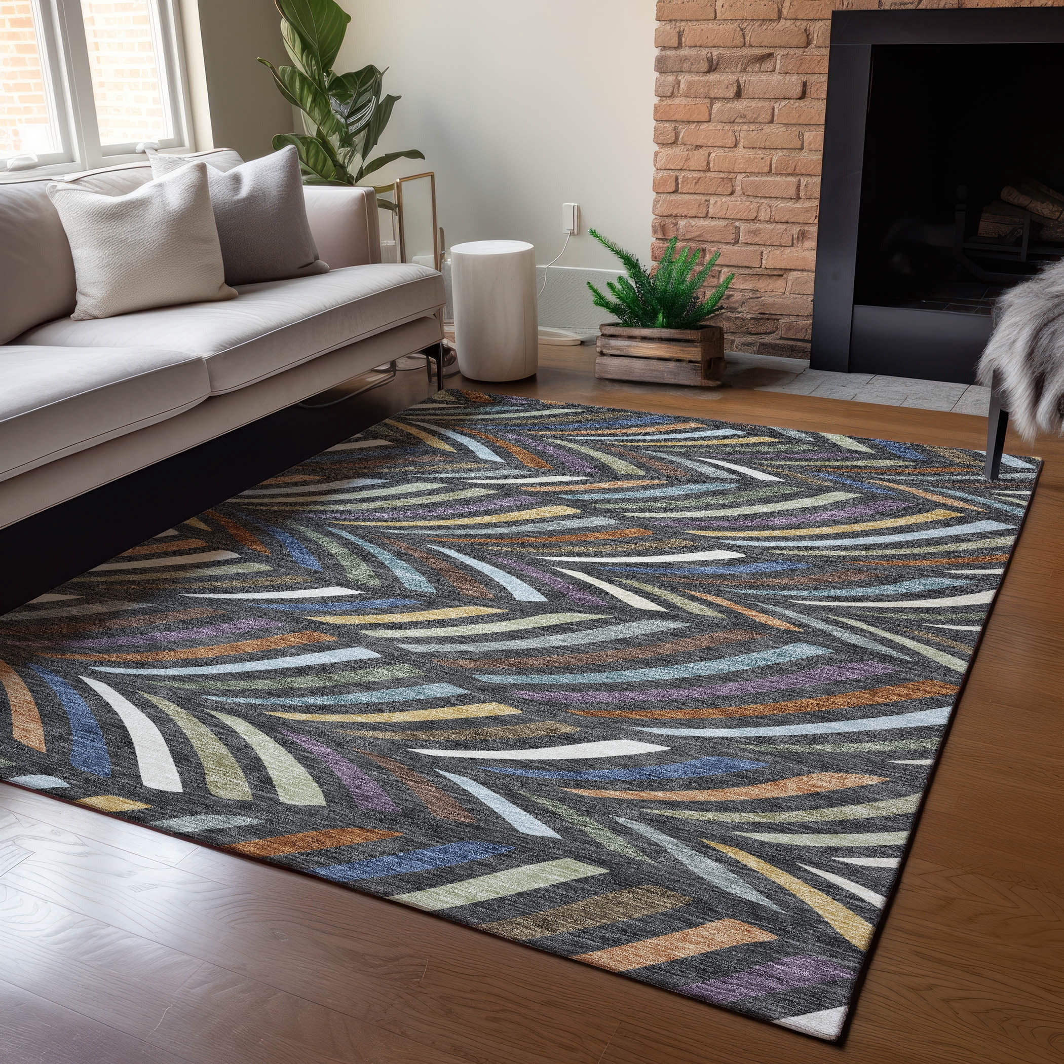 Addison Rugs Chantille Indoor/Outdoor Transitional Mid-century Modern ...