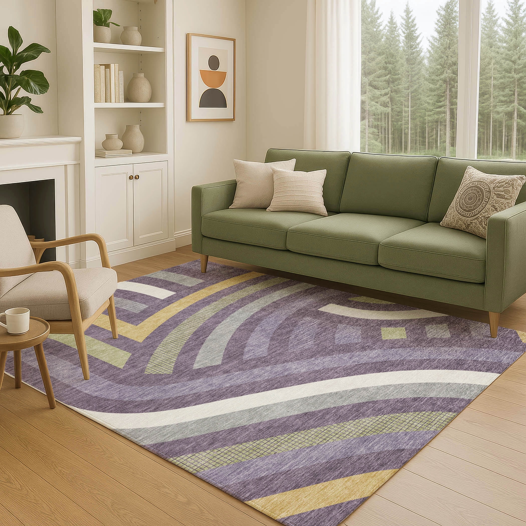 Addison Rugs Chantille Indoor/Outdoor Transitional Mid-century Modern ...