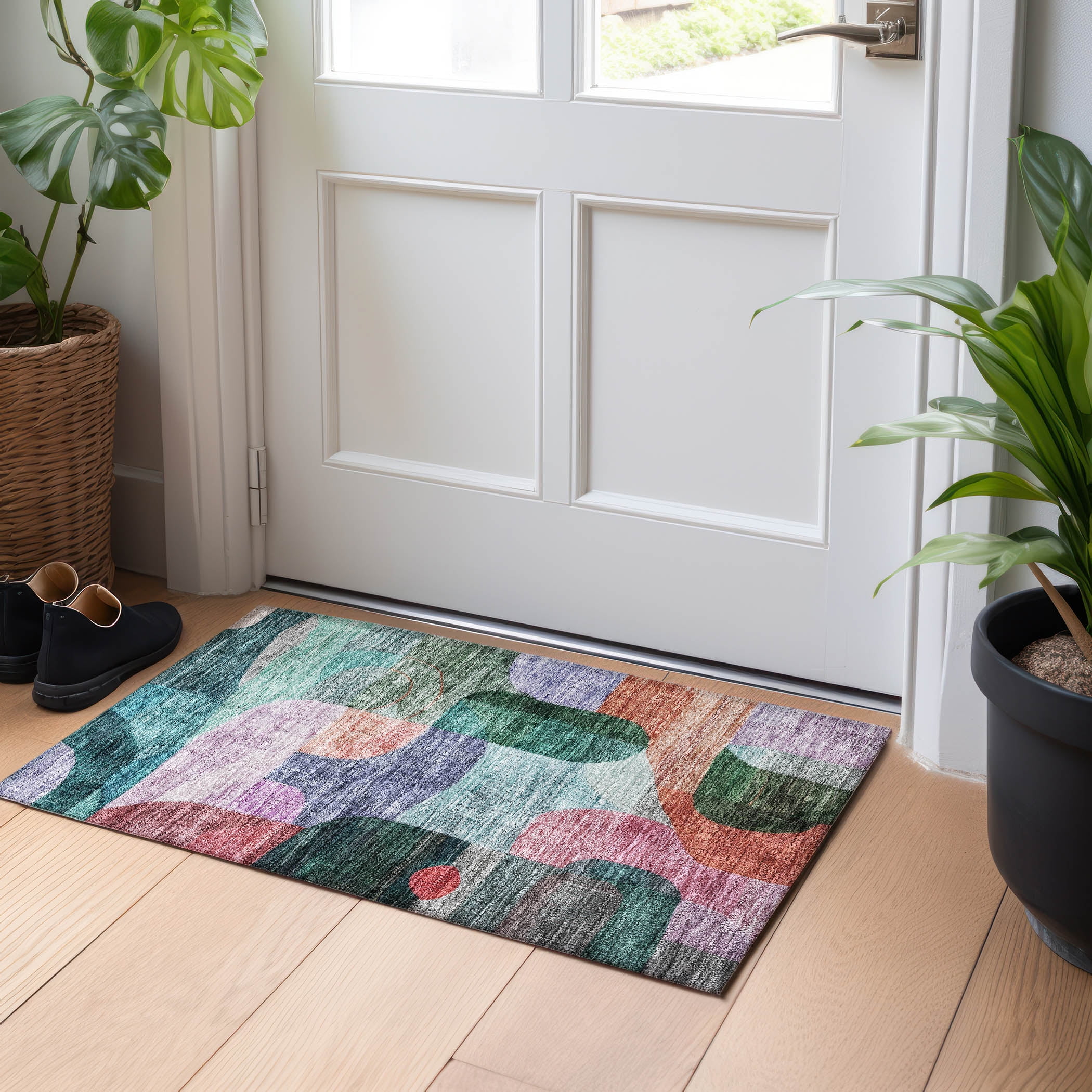 Addison Rugs Chantille Indoor/Outdoor Transitional Modern Green ...