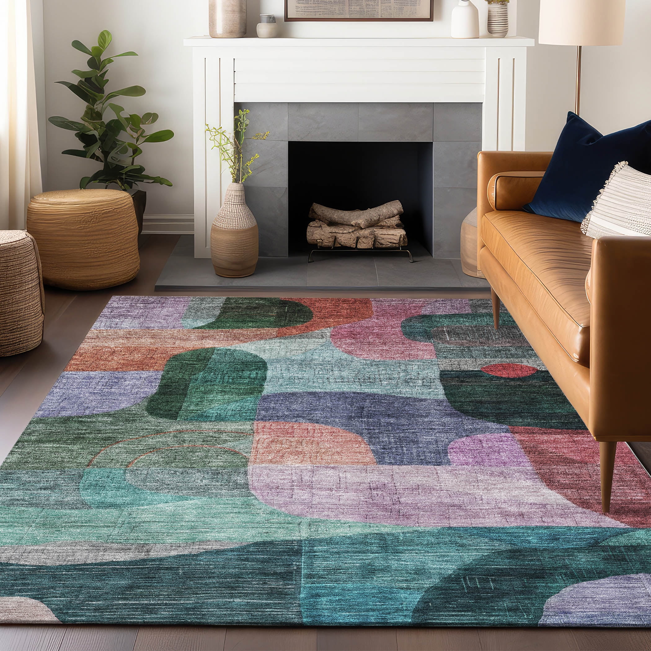 Addison Rugs Chantille Indoor/Outdoor Transitional Modern Green ...