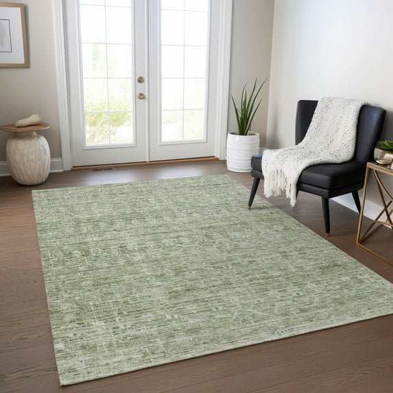 Addison Rugs Chantille Indoor/Outdoor Transitional Stripe Sage Machine ...