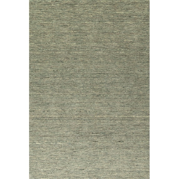 Addison Rugs Heather 8' x 10' Solid Transitional Wool Area Rug in Gray ...