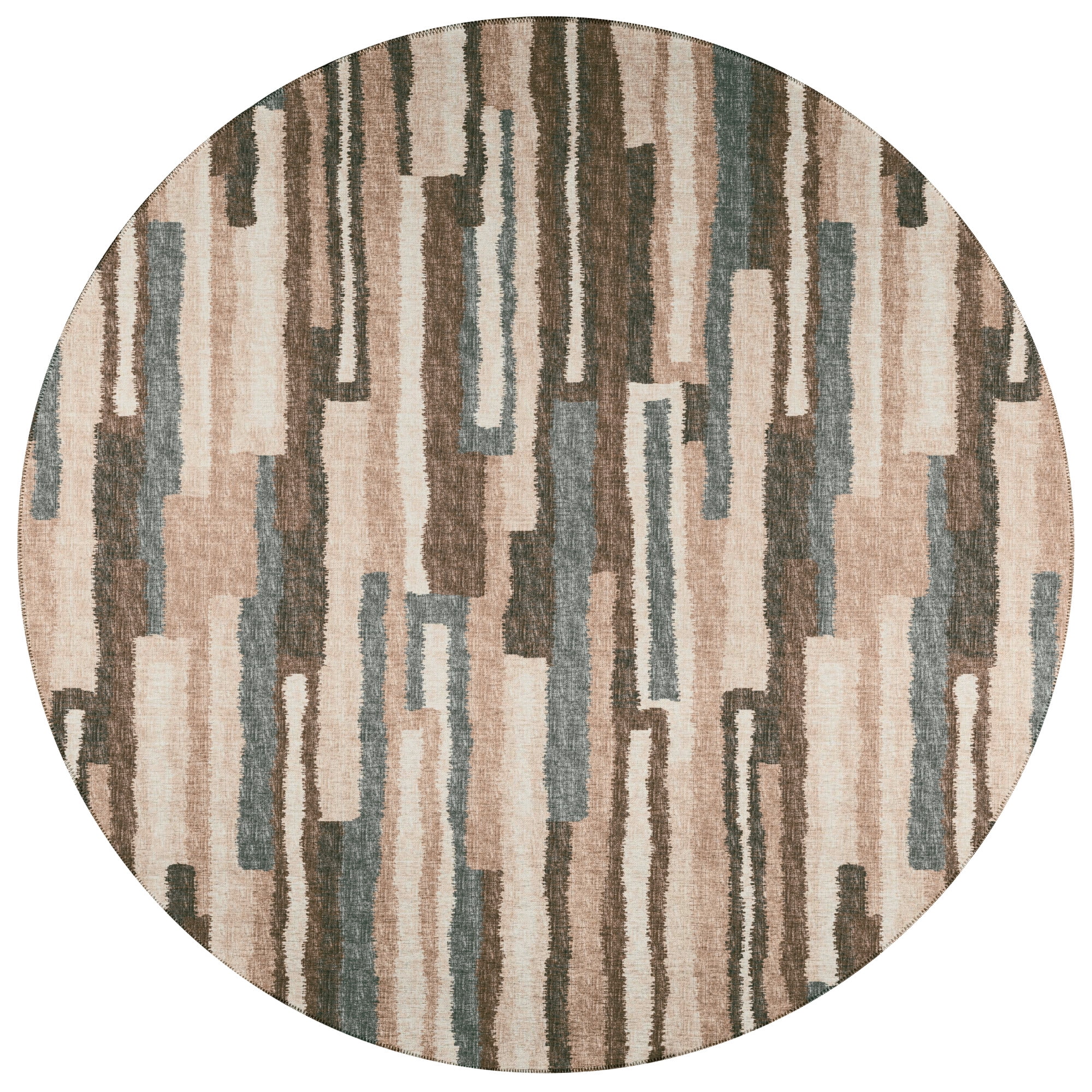 Addison Rugs Indoor/ Outdoor Addison Bravado Abstract Striped Washable ...