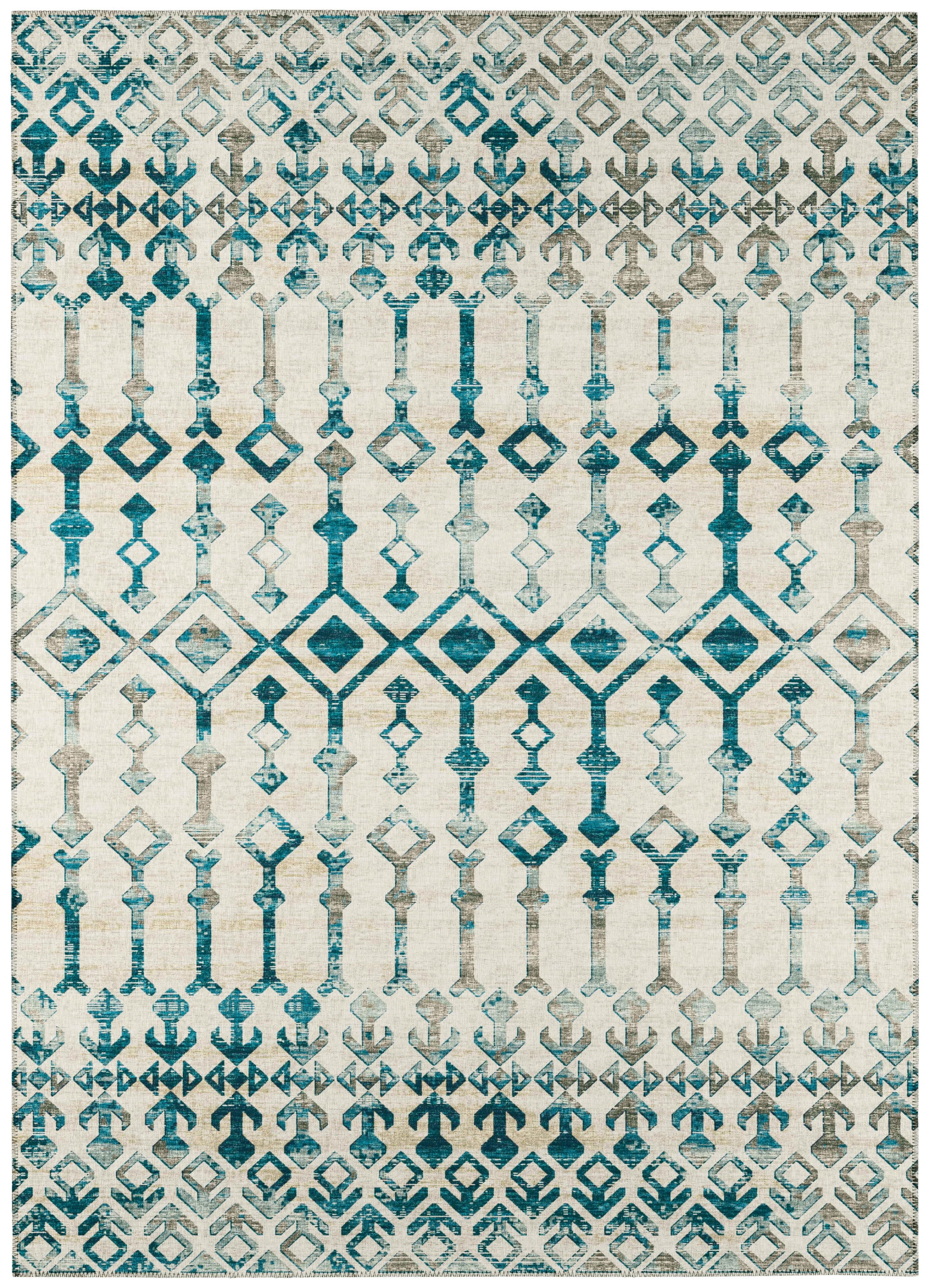 Addison Rugs Indoor/ Outdoor Addison Bravado Morroccan Washable Area ...