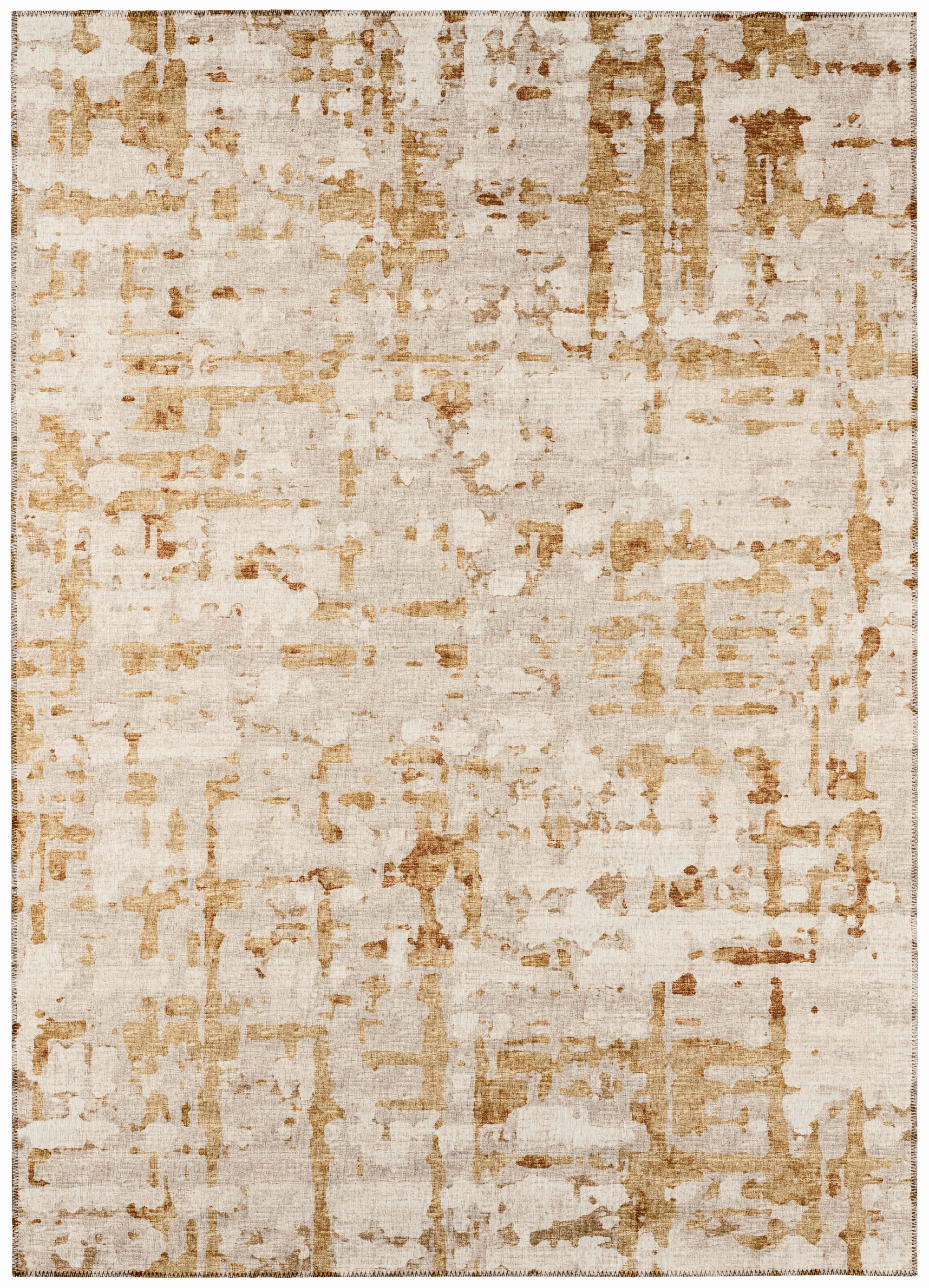 Addison Rugs Indoor/ Outdoor Bravado Abstract Crosshatch Caramel ...