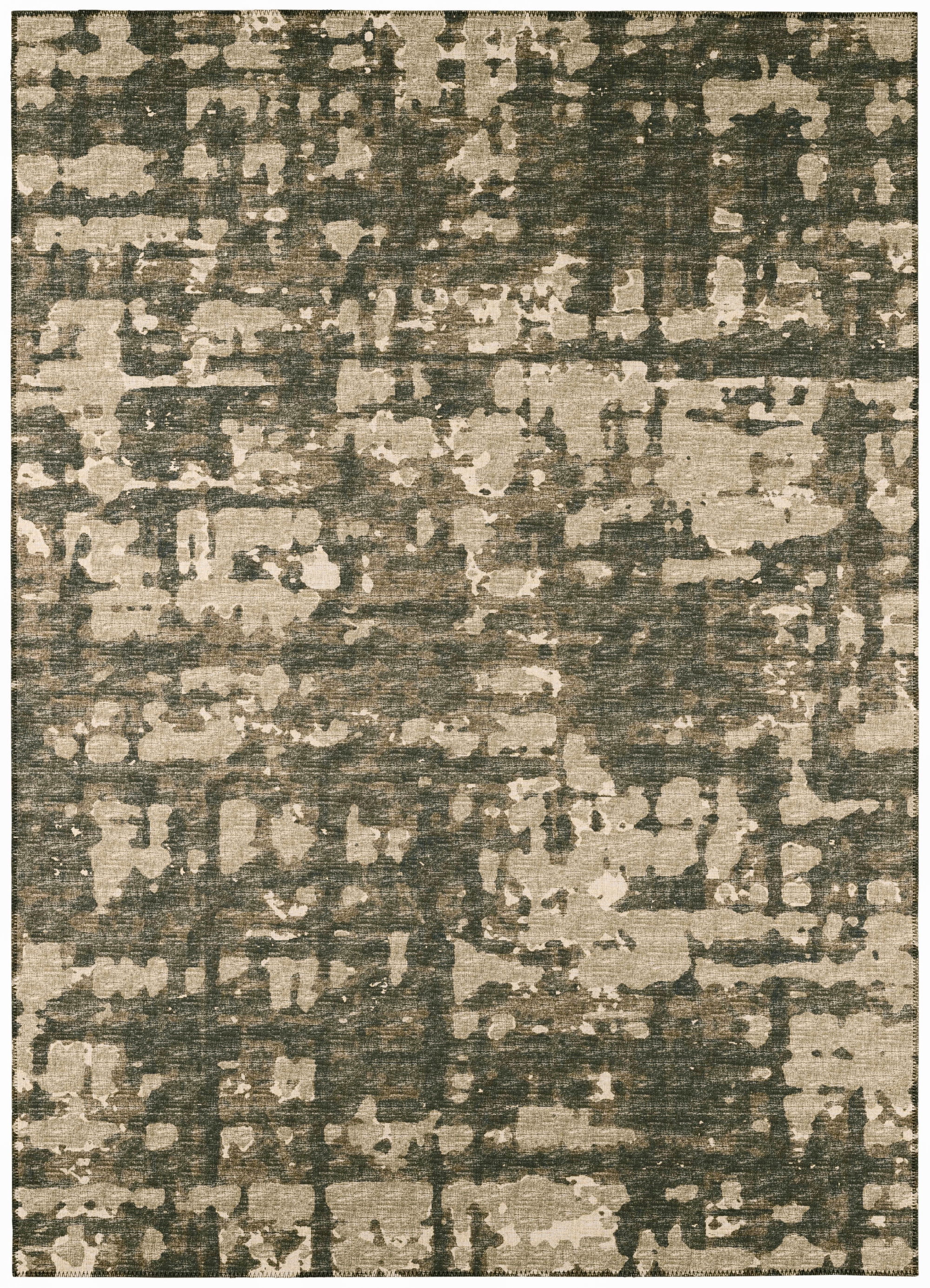 Addison Rugs Indoor/ Outdoor Bravado Abstract Crosshatch Caramel ...