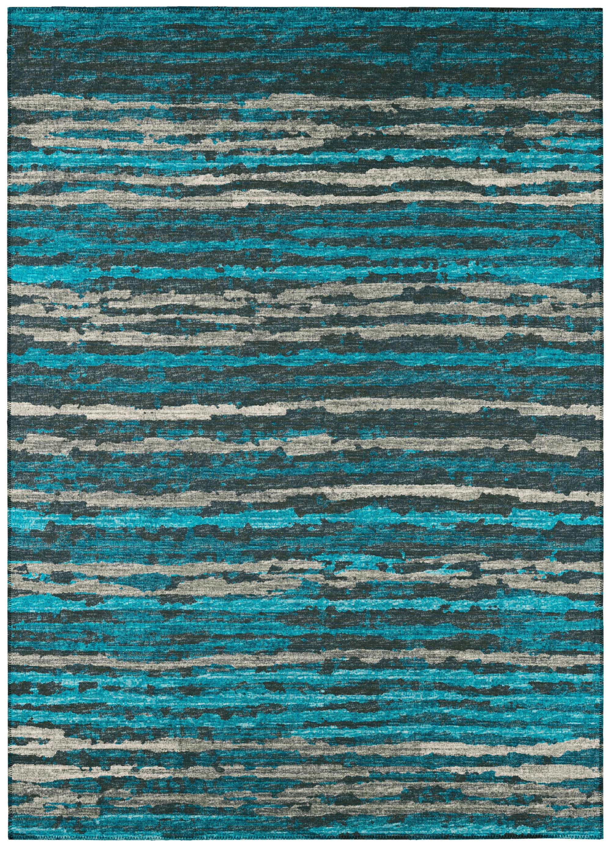 Addison Rugs Indoor/ Outdoor Bravado Abstract Striped Baja Washable ...