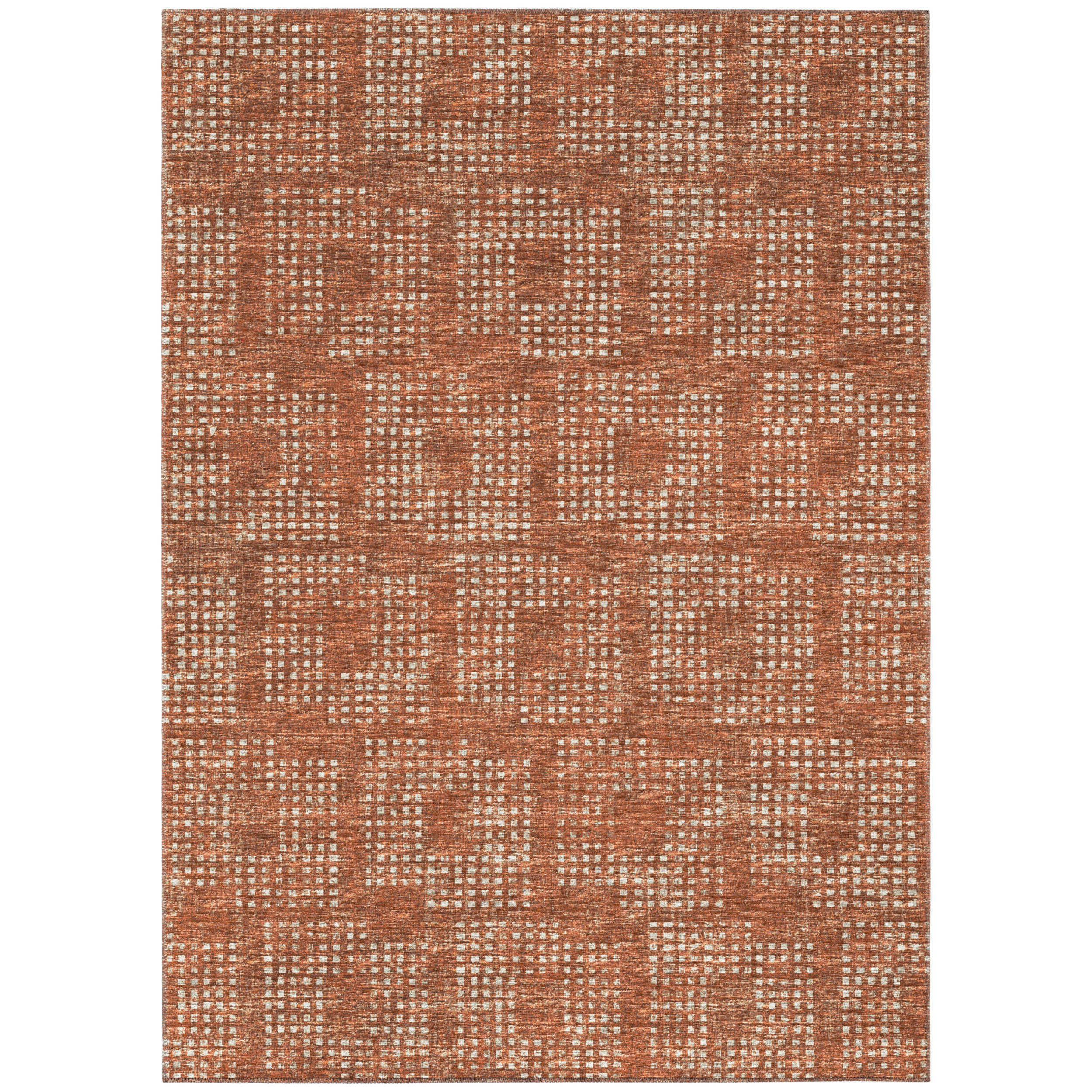 Addison Rugs Indoor/ Outdoor Eleanor Modern Houndstooth Washable Rug 9 ...