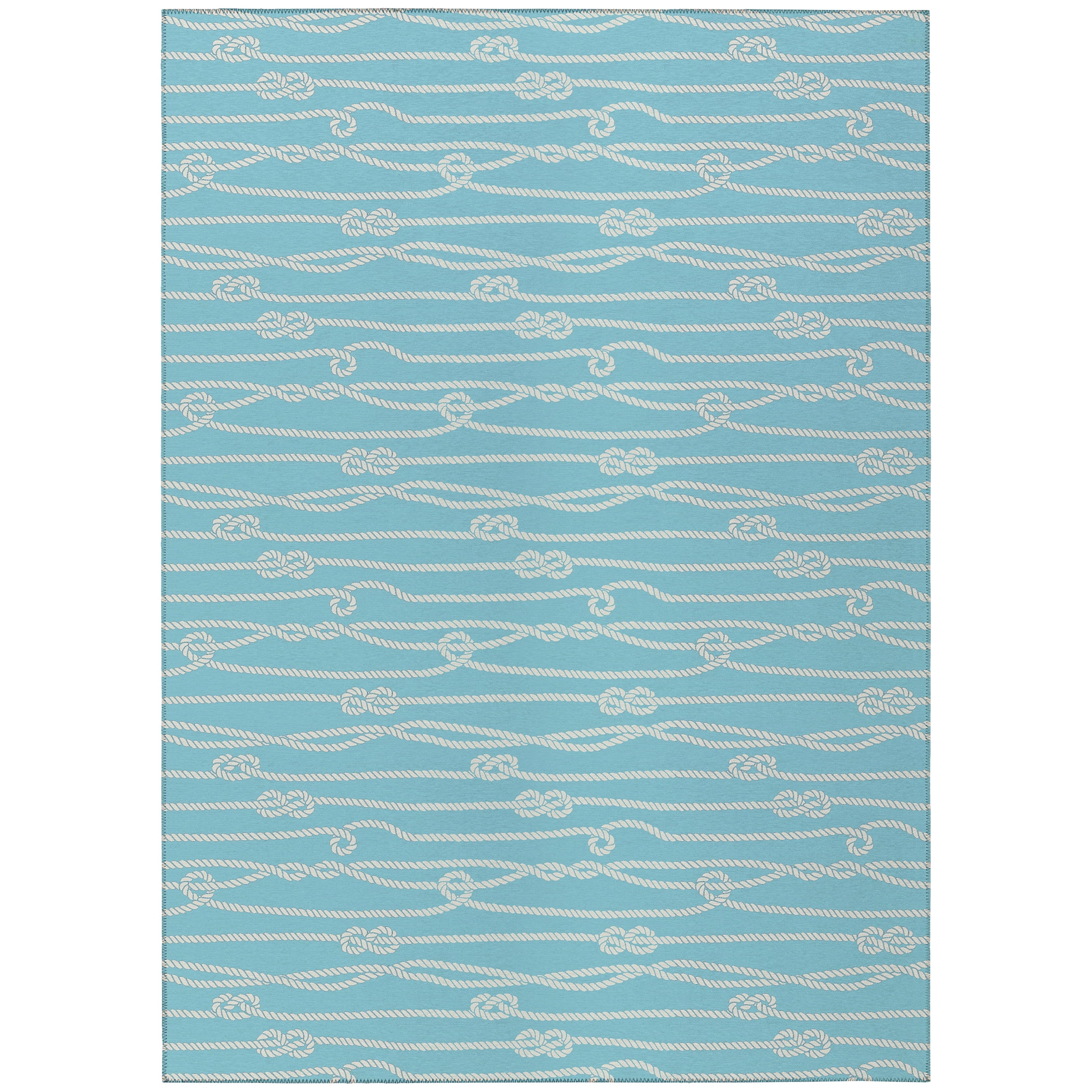 Addison Rugs Indoor/Outdoor Harpswell Ocean Rope Washable Rug 3' x 5 ...