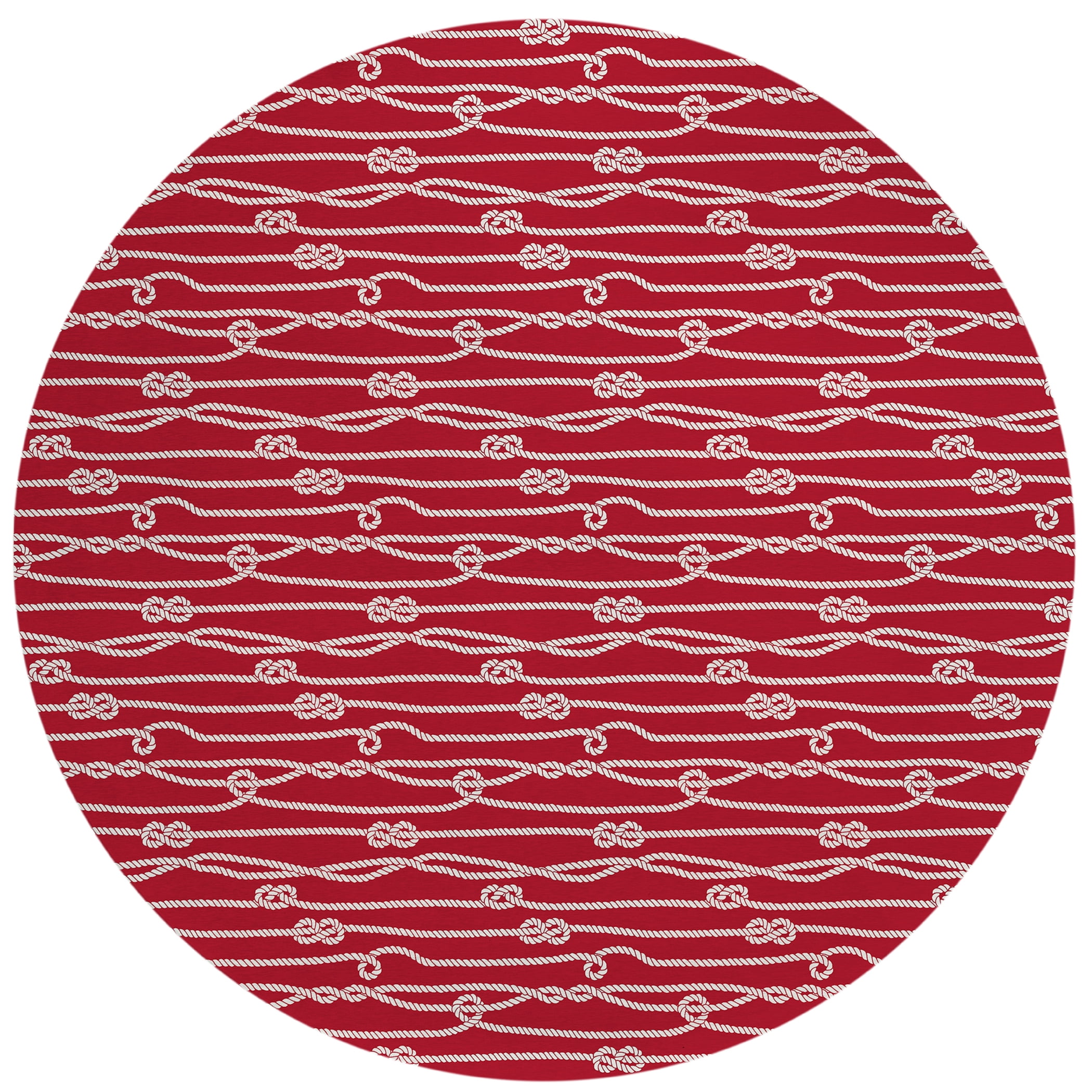 Addison Rugs Indoor/Outdoor Harpswell Ocean Rope Washable Rug 8' x 8 ...