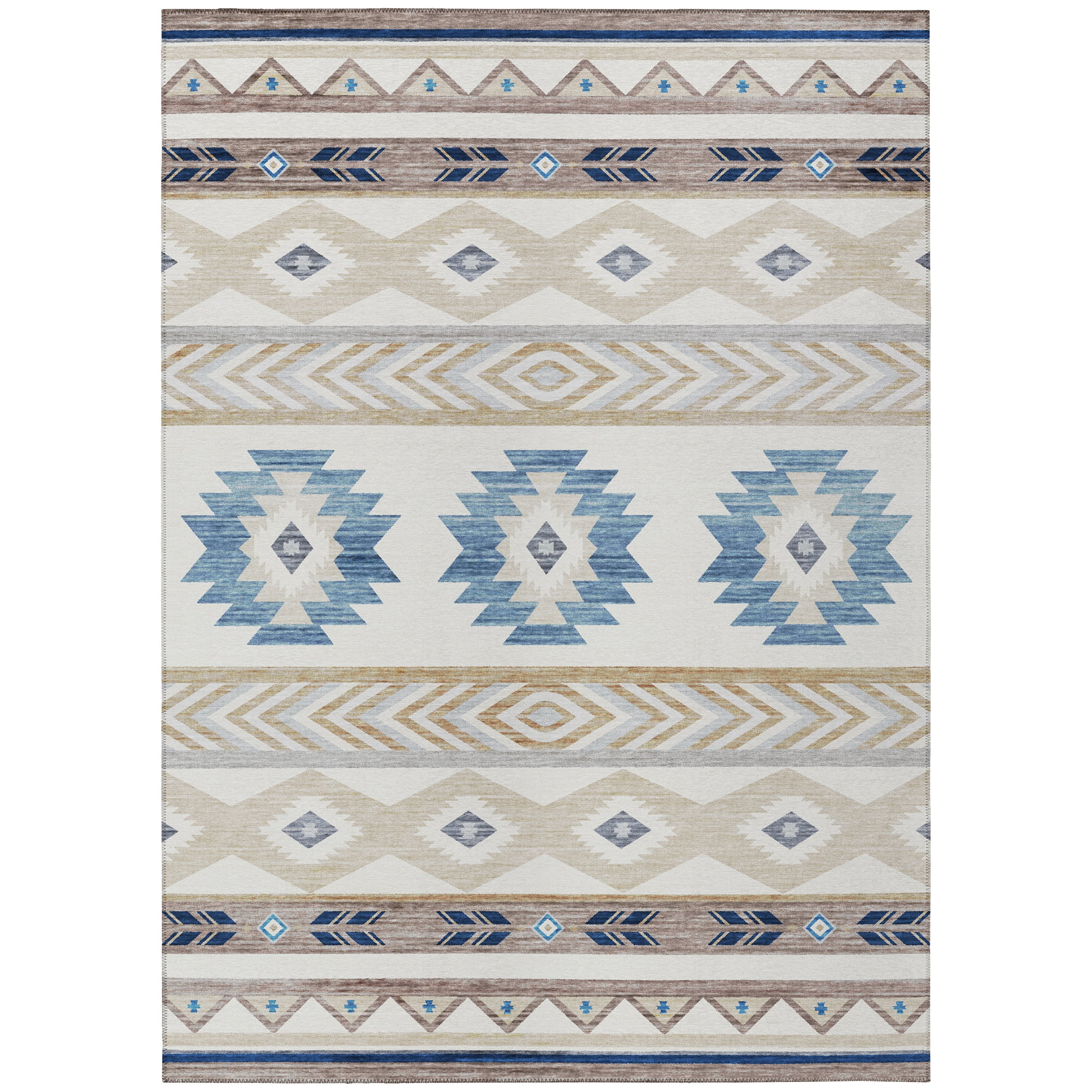 Addison Rugs Indoor/ Outdoor Sonora Global Medallions Washable Rug 9' x ...