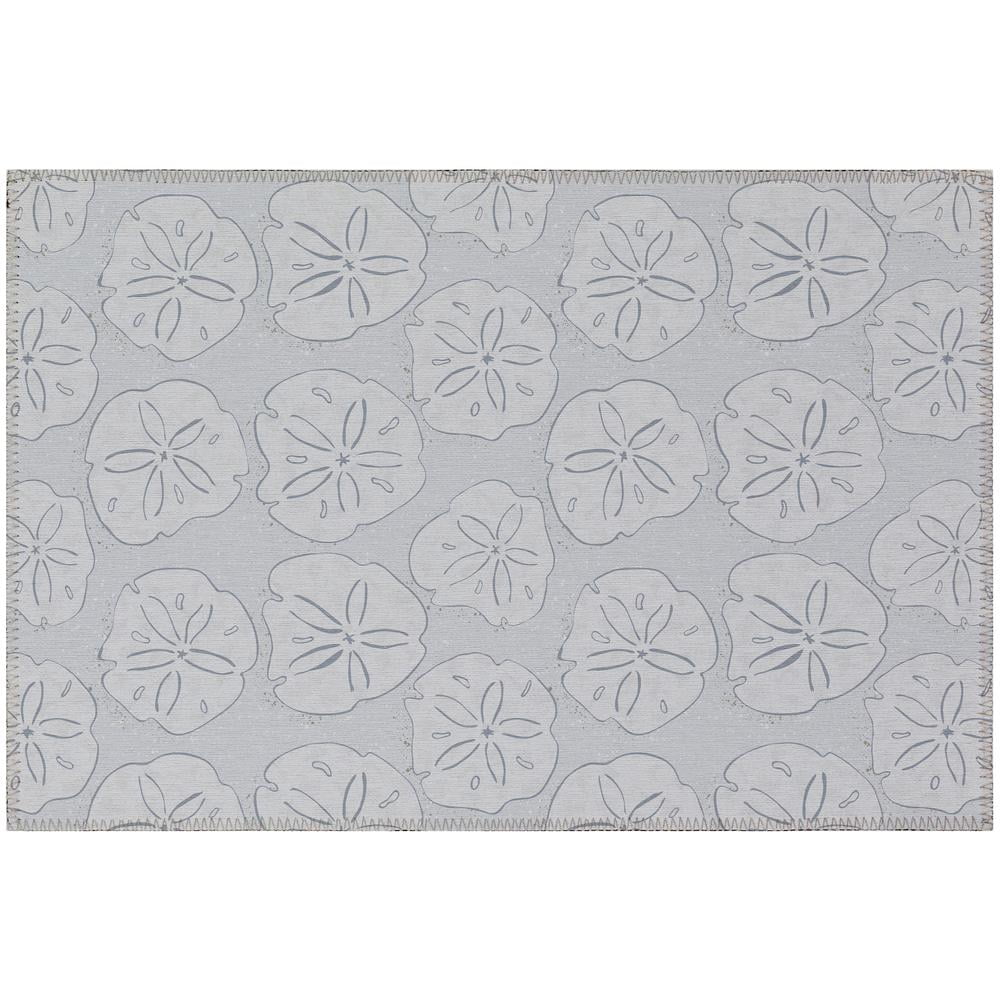 Addison Rugs Indoor/Outdoor Surfside ASR40 Gray Washable 1'8" x 2'6 ...