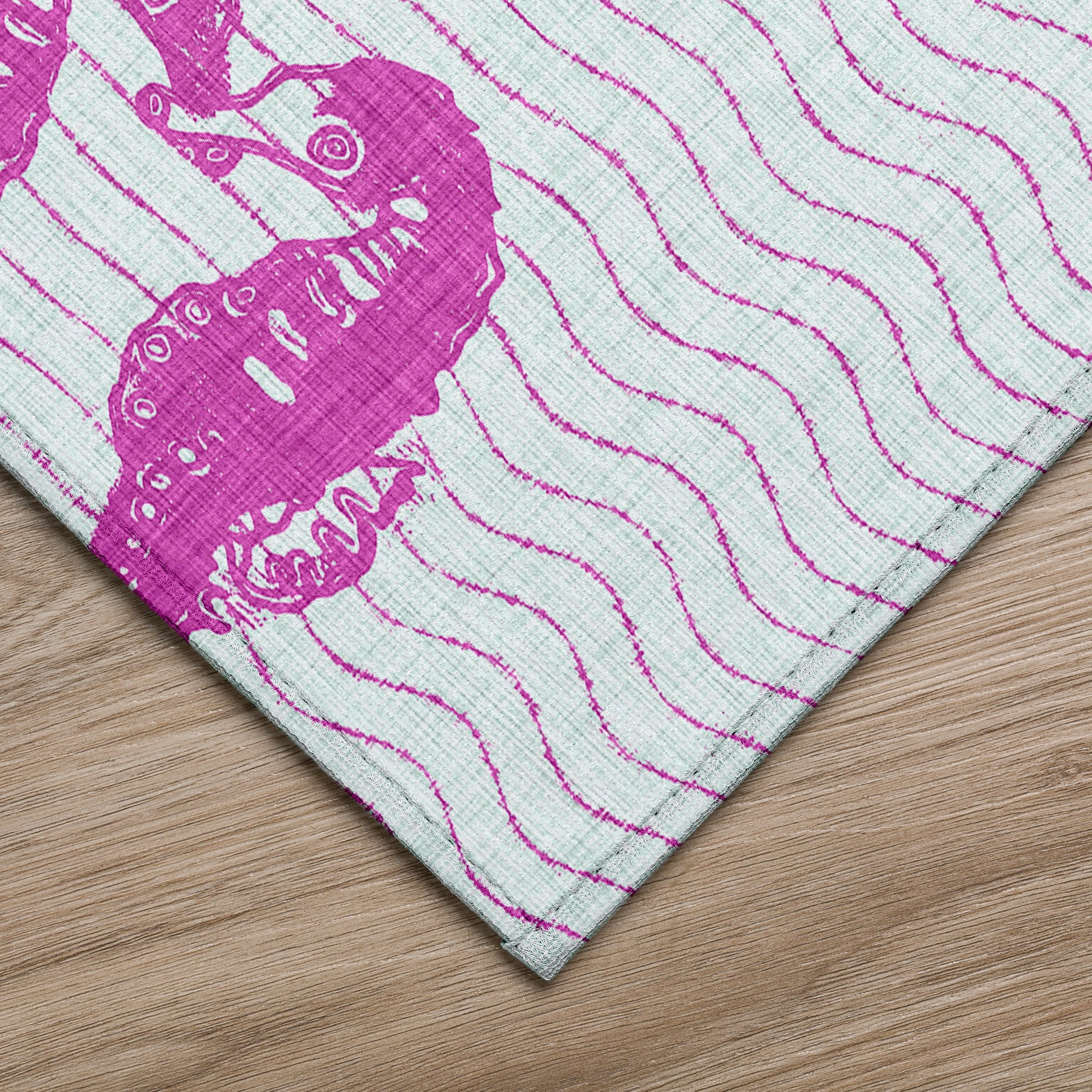 Addison Rugs Indoor/Outdoor Surfside ASR45 Pink Washable 3' x 5' Rug ...