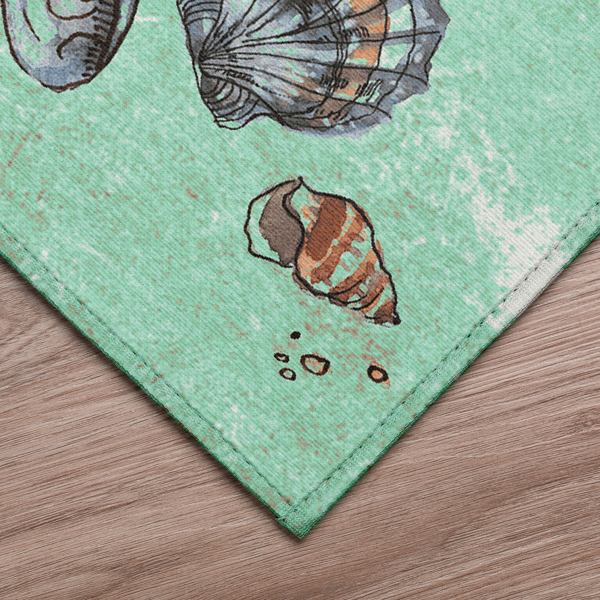 Addison Rugs Indoor/ Outdoor Surfside Border Shells Washable Rug New ...