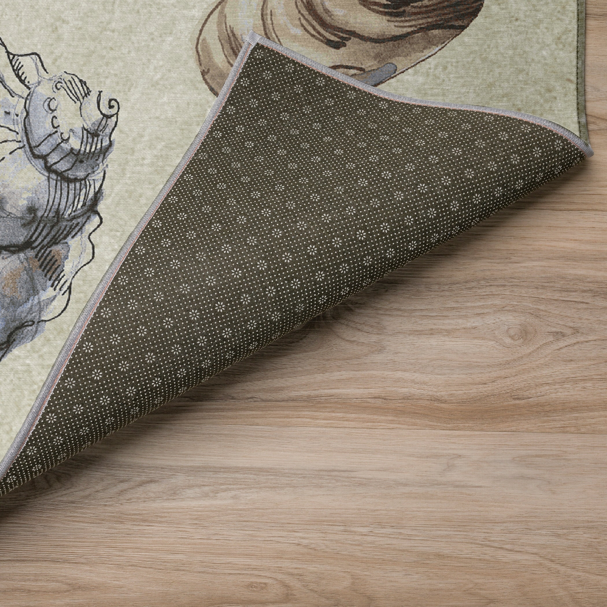 Addison Rugs Indoor/ Outdoor Surfside Border Shells Washable Rug New ...