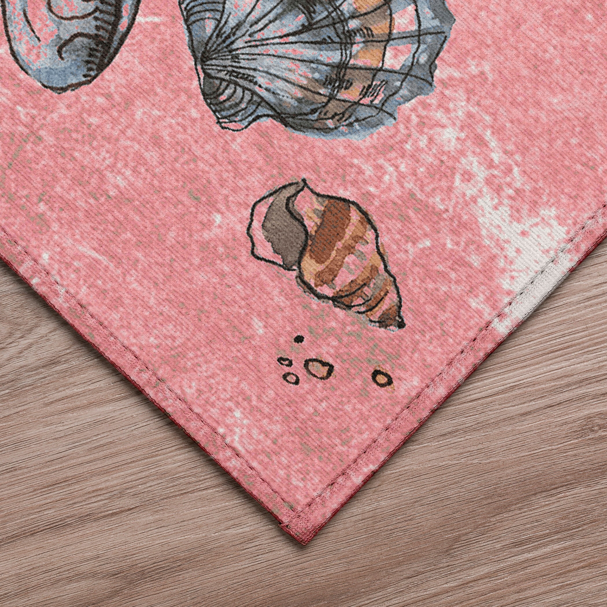 Addison Rugs Indoor/ Outdoor Surfside Border Shells Washable Rug New ...