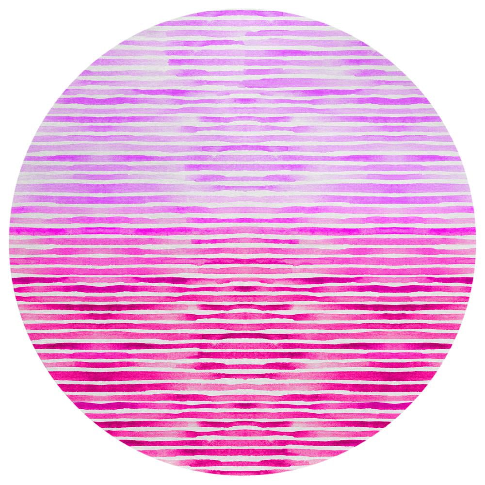 Addison Rugs Indoor/ Outdoor Surfside Ombre Washable Rug New Pink - 8 ...