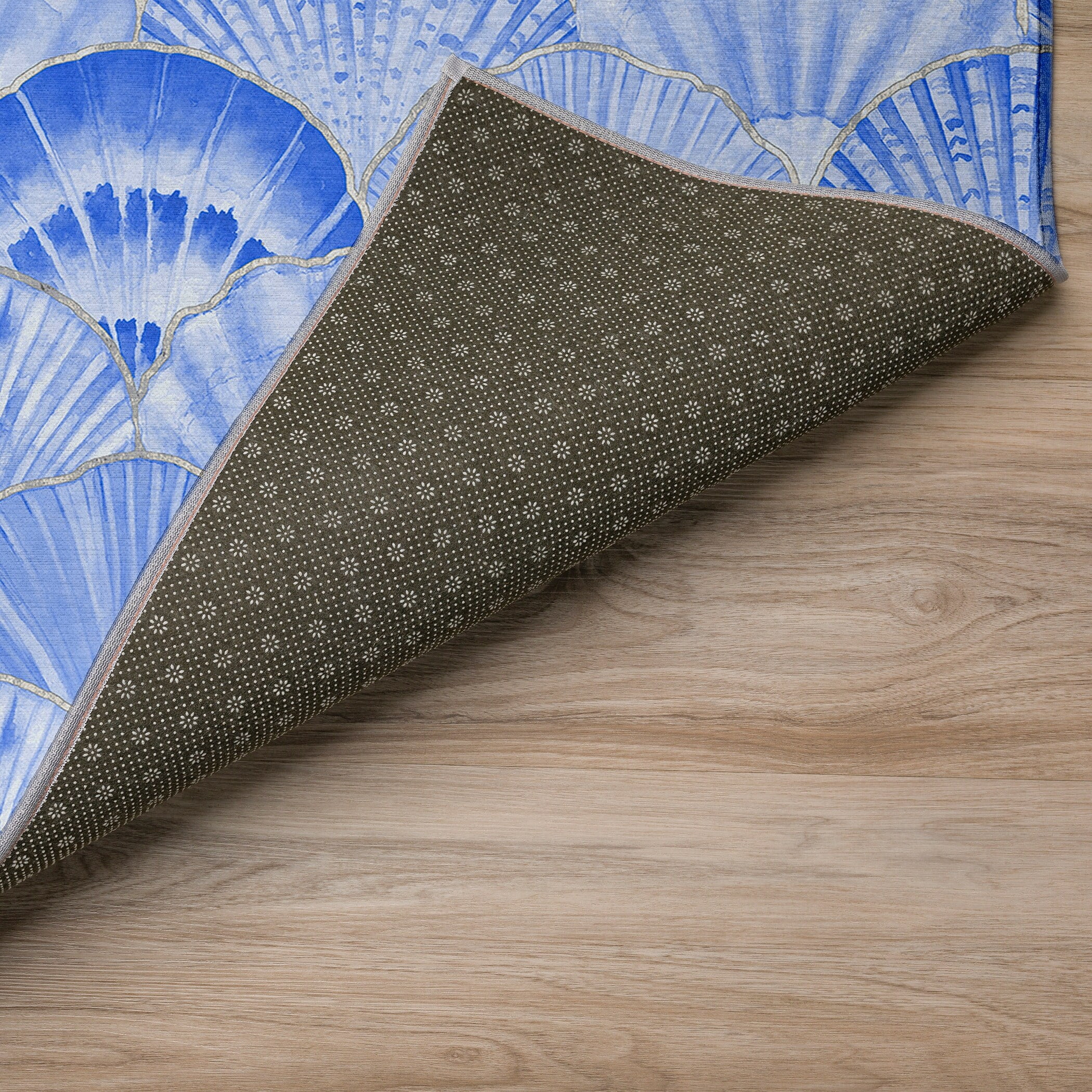 Addison Rugs Indoor/ Outdoor Surfside Seashells Washable Rug New Blue ...