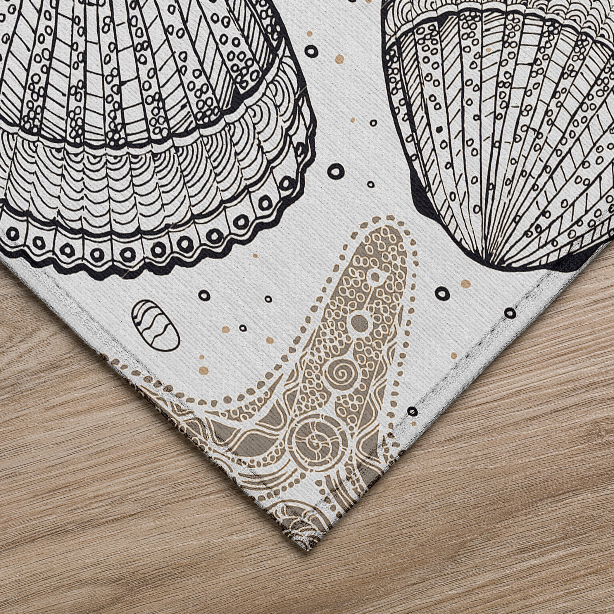 Addison Rugs Indoor/ Outdoor Surfside Starfish Shells Washable Rug New ...