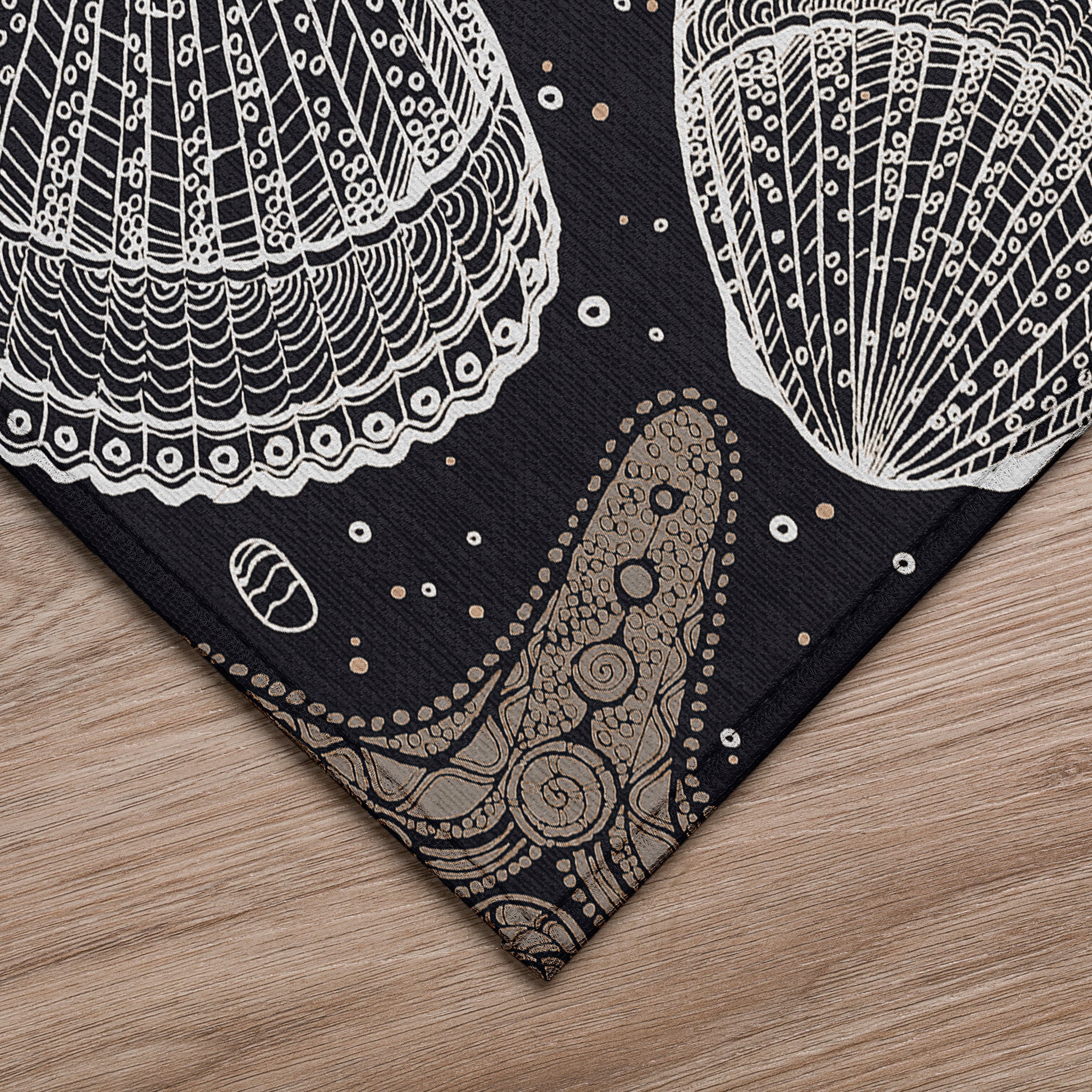 Addison Rugs Indoor/ Outdoor Surfside Starfish Shells Washable Rug New ...