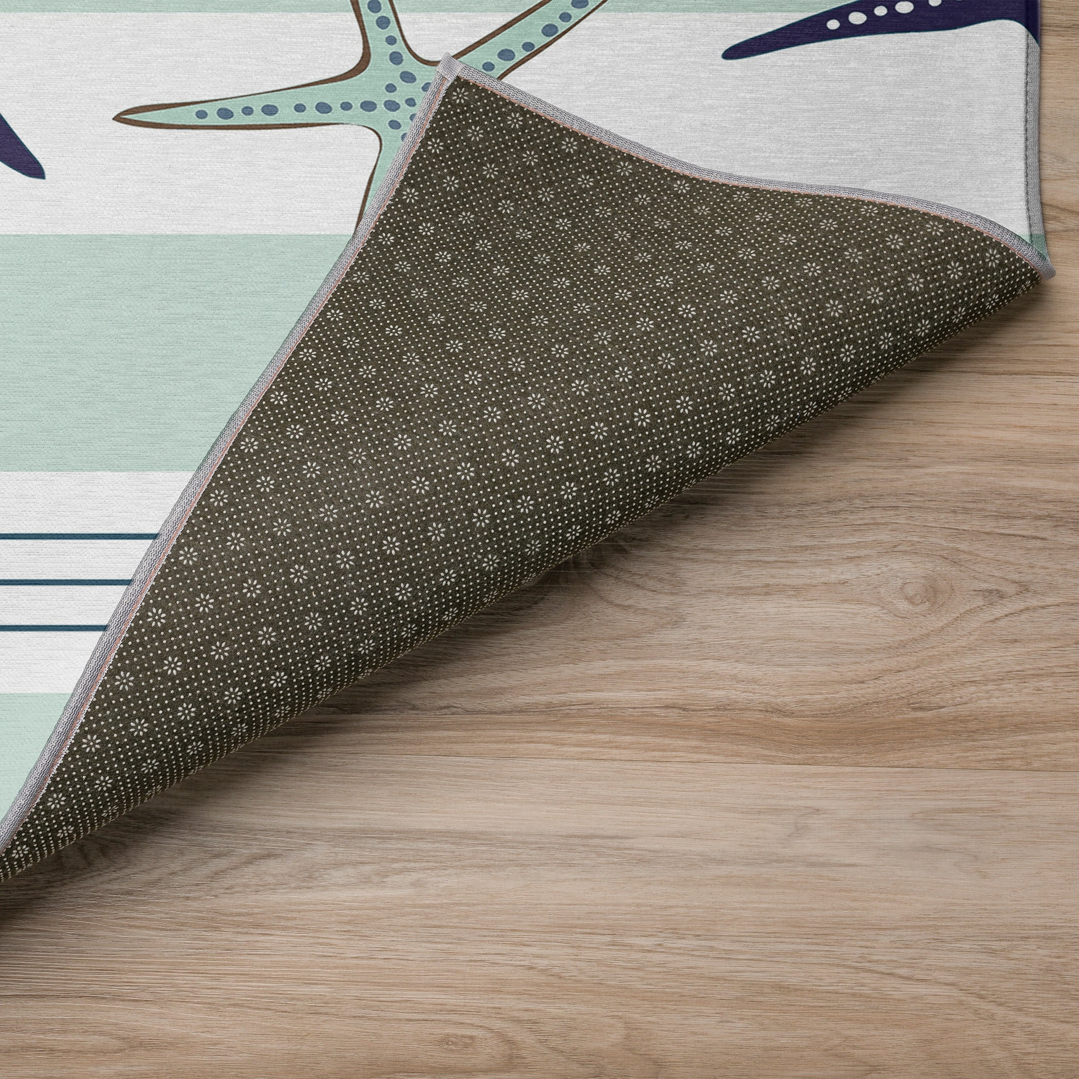 Addison Rugs Indoor/ Outdoor Surfside Starfish Stripes Washable Rug New ...