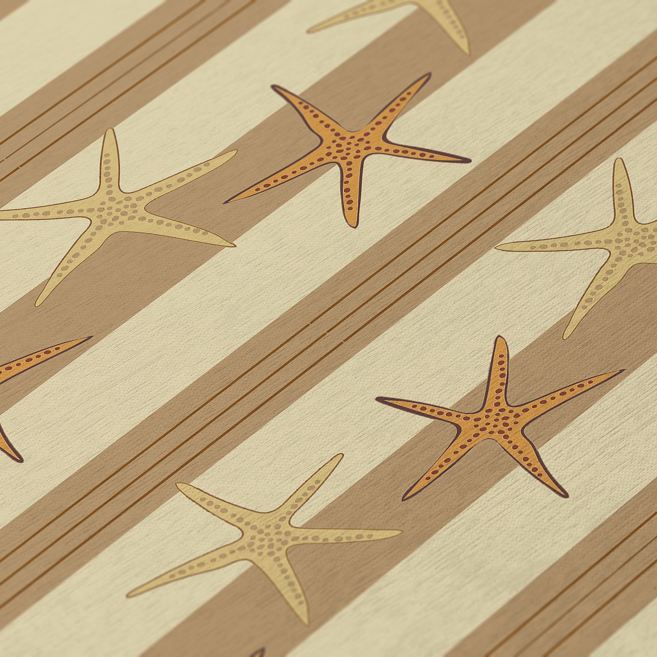 Addison Rugs Indoor/ Outdoor Surfside Starfish Stripes Washable Rug New ...