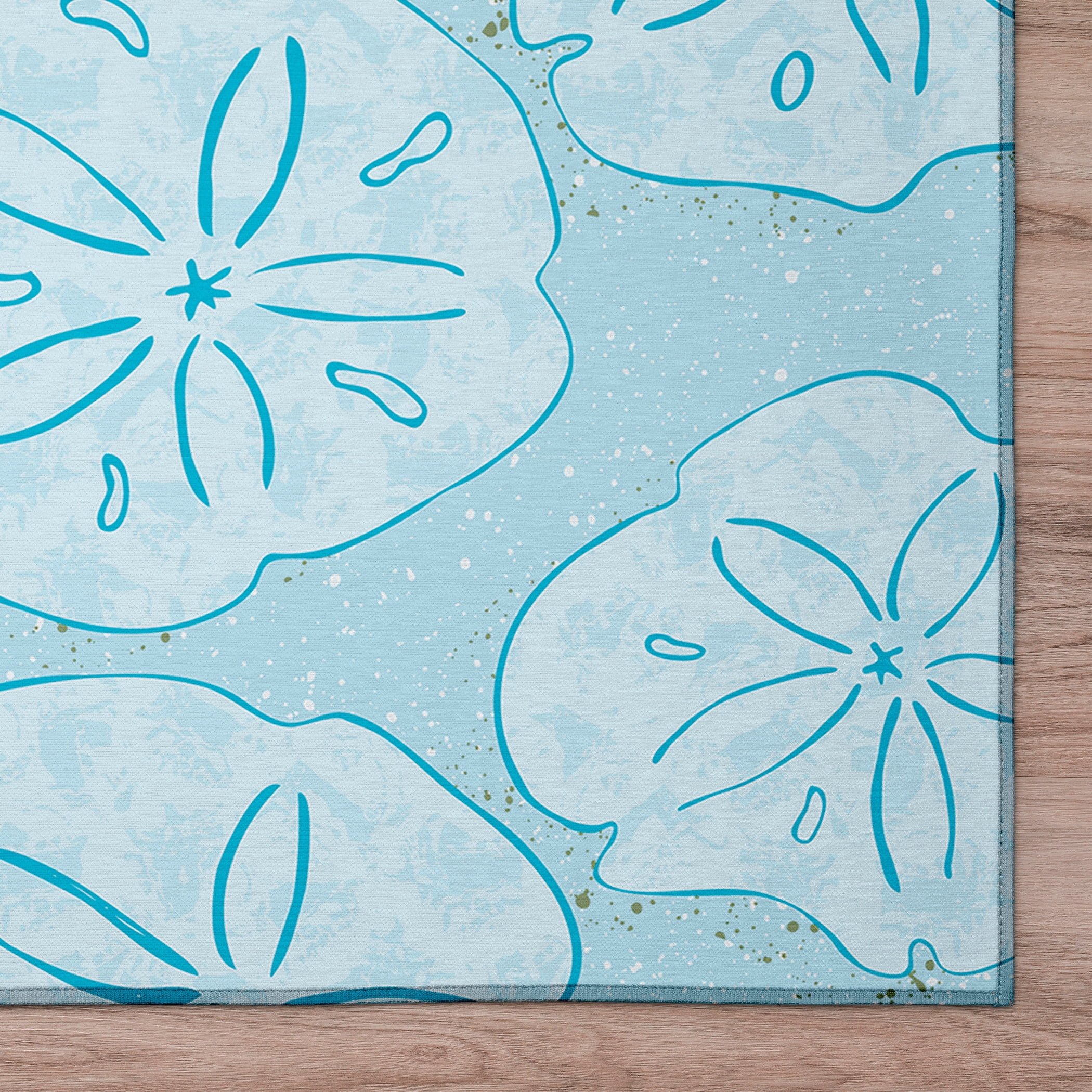 Addison Rugs Indoor/ Outdoor Surfside Starfish Washable Rug New Blue ...