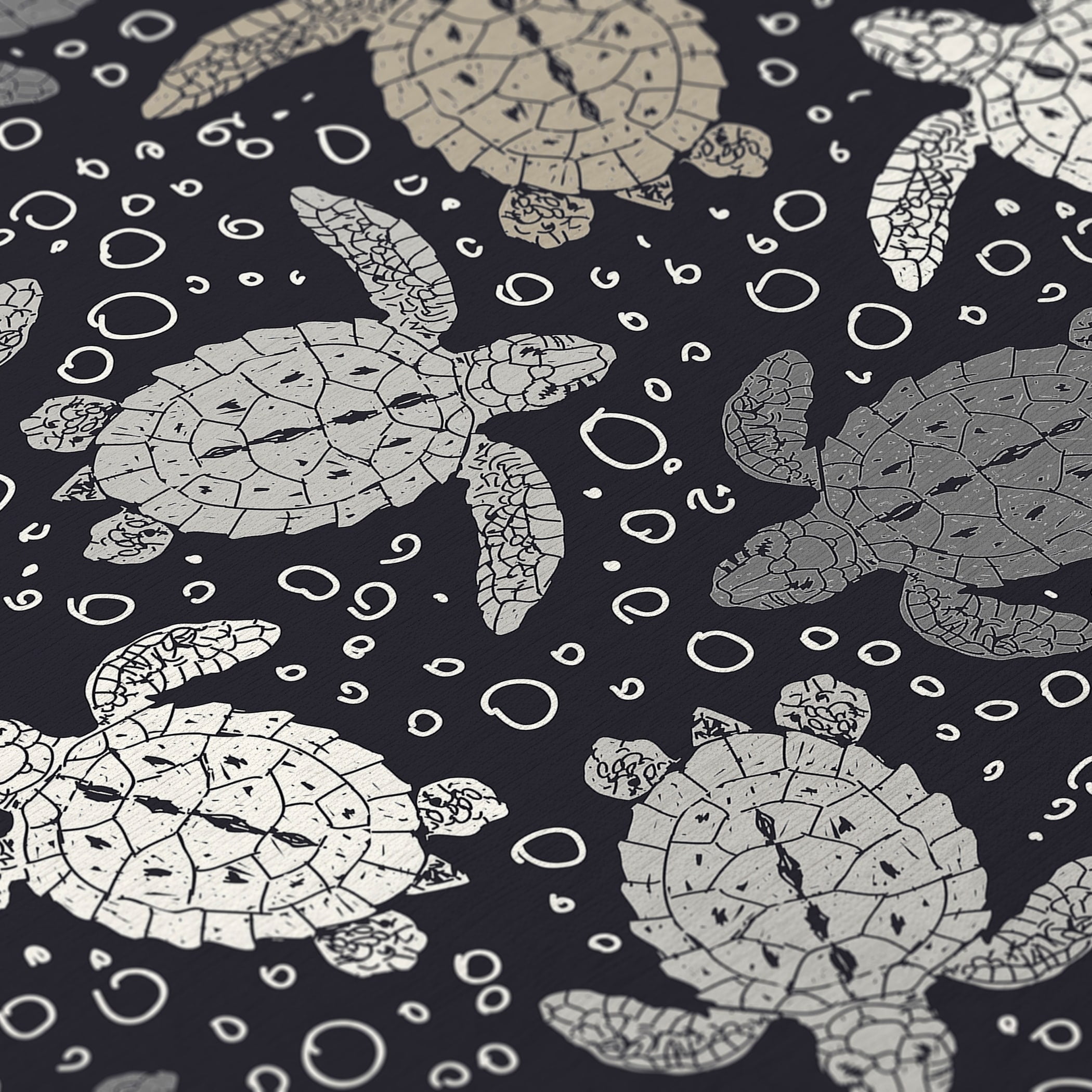 Addison Rugs Indoor/ Outdoor Surfside Turtle Washable Rug New Midnight ...