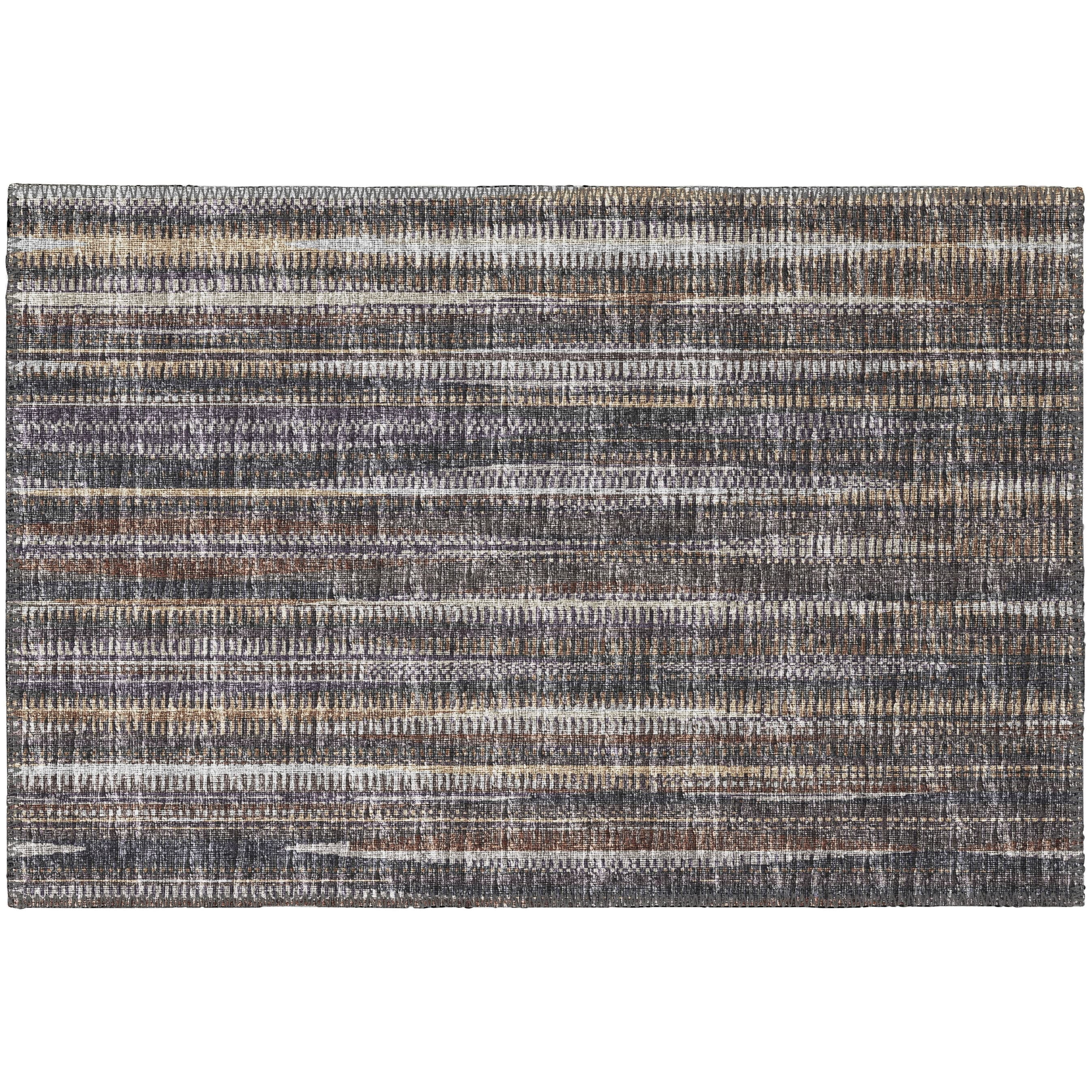 Addison Rugs Indoor/Outdoor Waverly Modern Stripes Washable Rug 1'8" x ...
