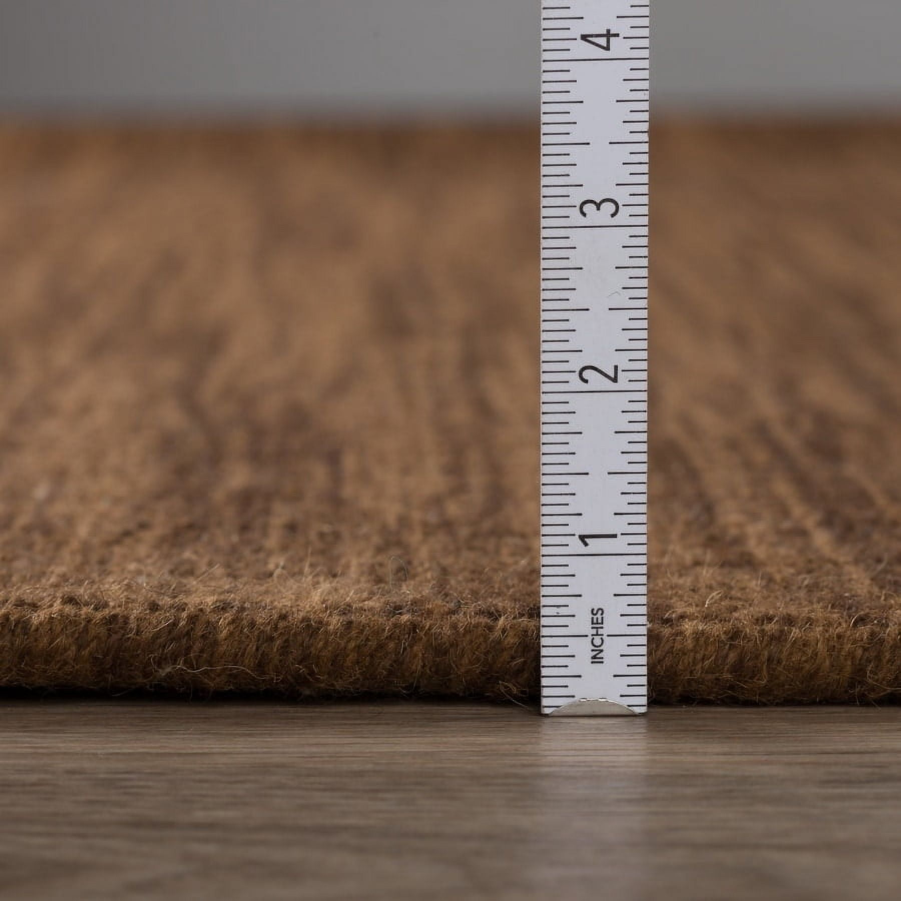 Addison Rugs Jaxon 5' x 8' Rectangle Wool Area Rug in Coffee Bean Brown ...