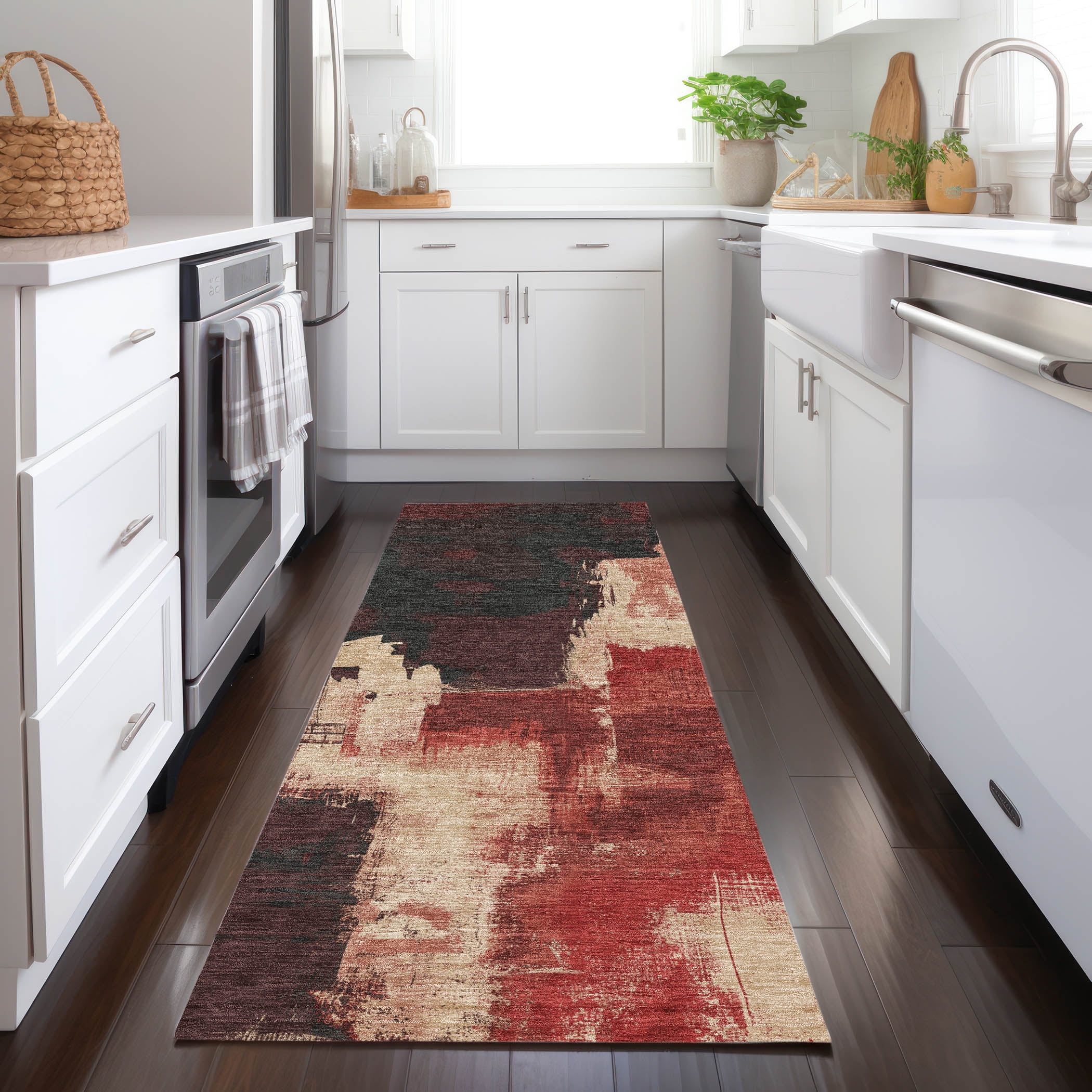 Addison Rugs Chantille Indoor/Outdoor Transitional Abstract Brick ...