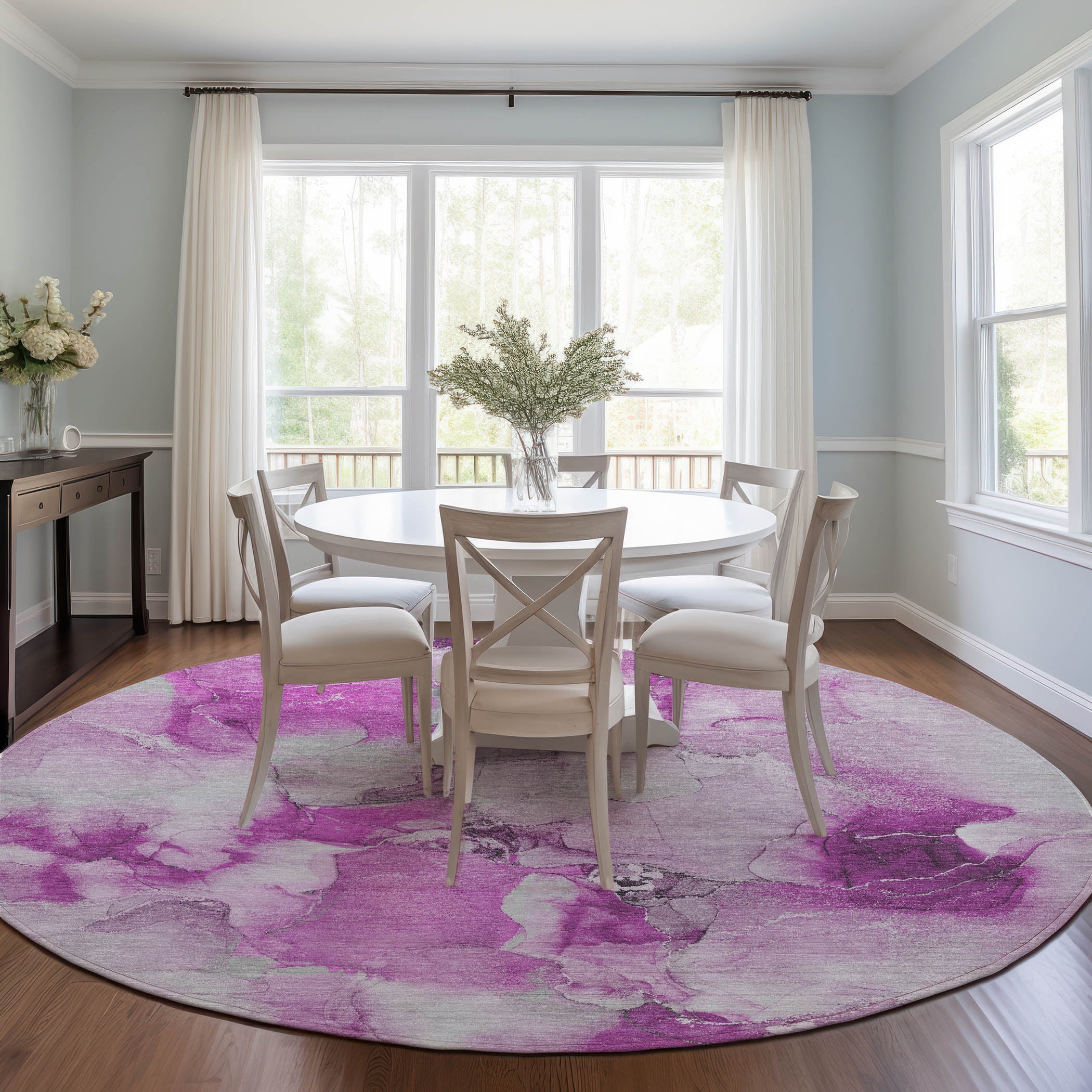 Dalyn Rug Company Chantille ACN526 Pink 8' x 8' Rug - Walmart.com