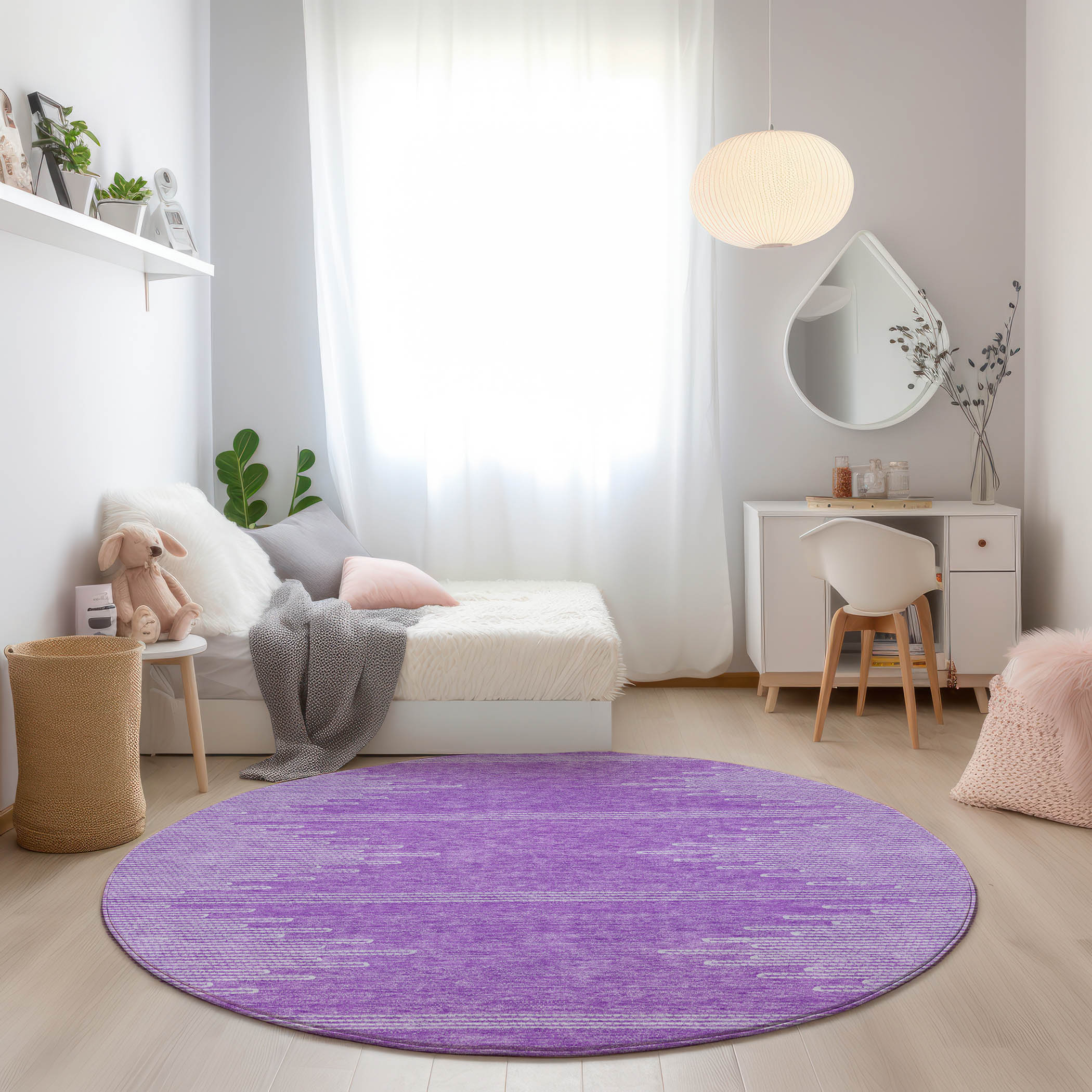 Addison Rugs Chantille Indoor/Outdoor Transitional Modern Lavender ...
