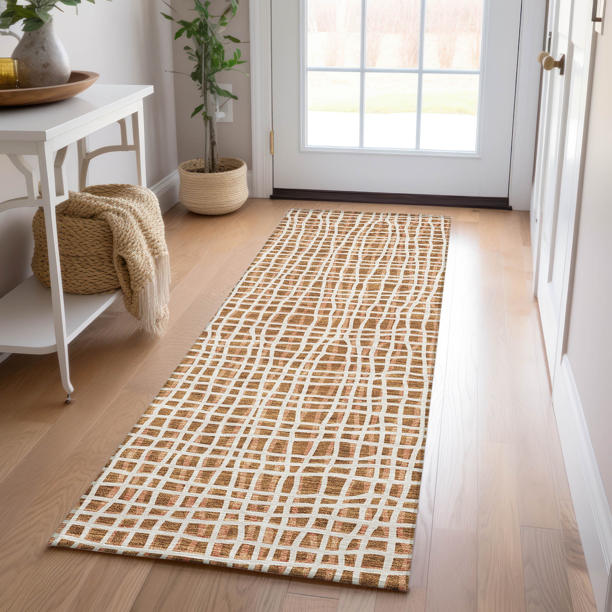 Addison Rugs Machine Washable Indoor/ Outdoor Chantille Abstract Modern ...
