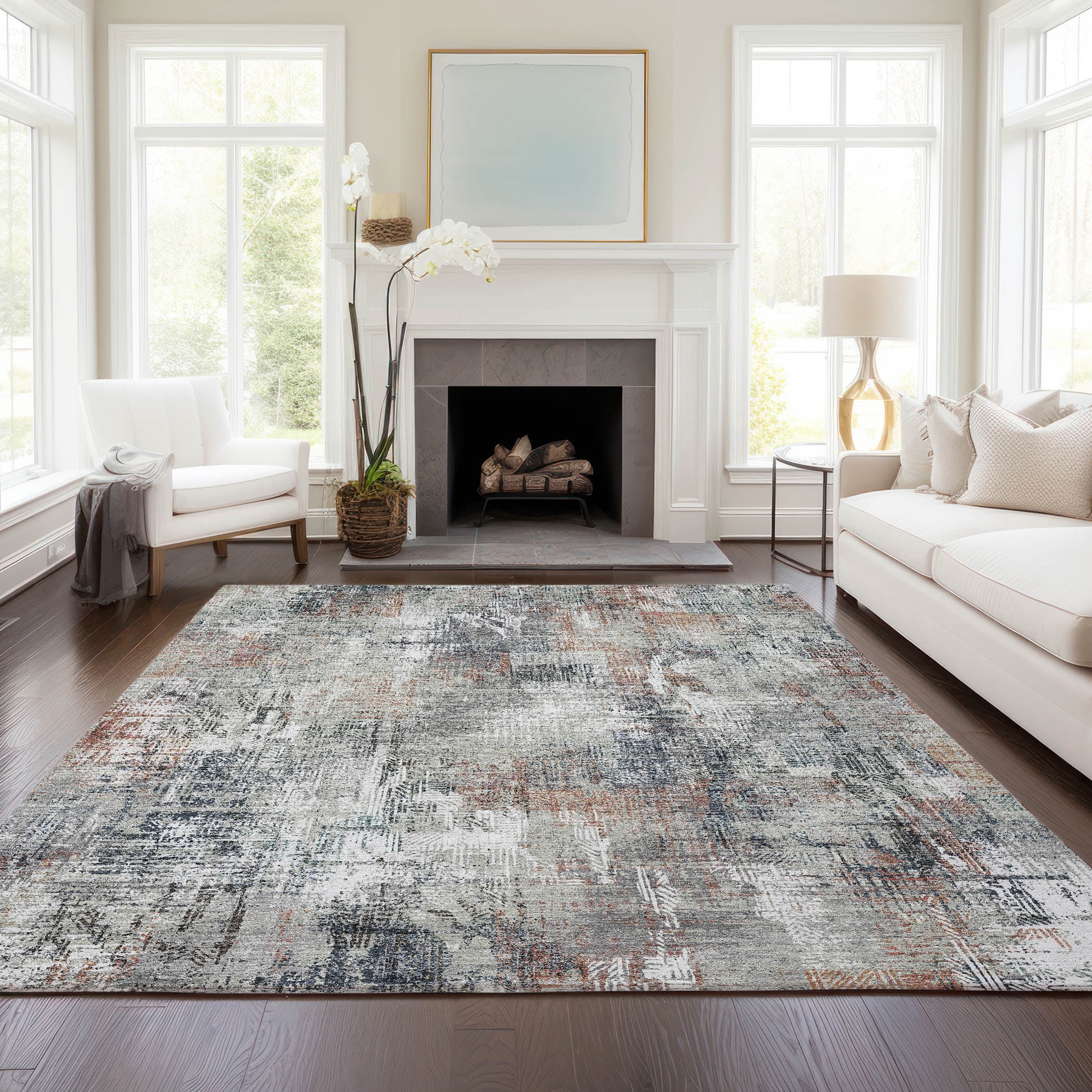 Addison Rugs Chantille Indoor/Outdoor Transitional Modern Taupe ...